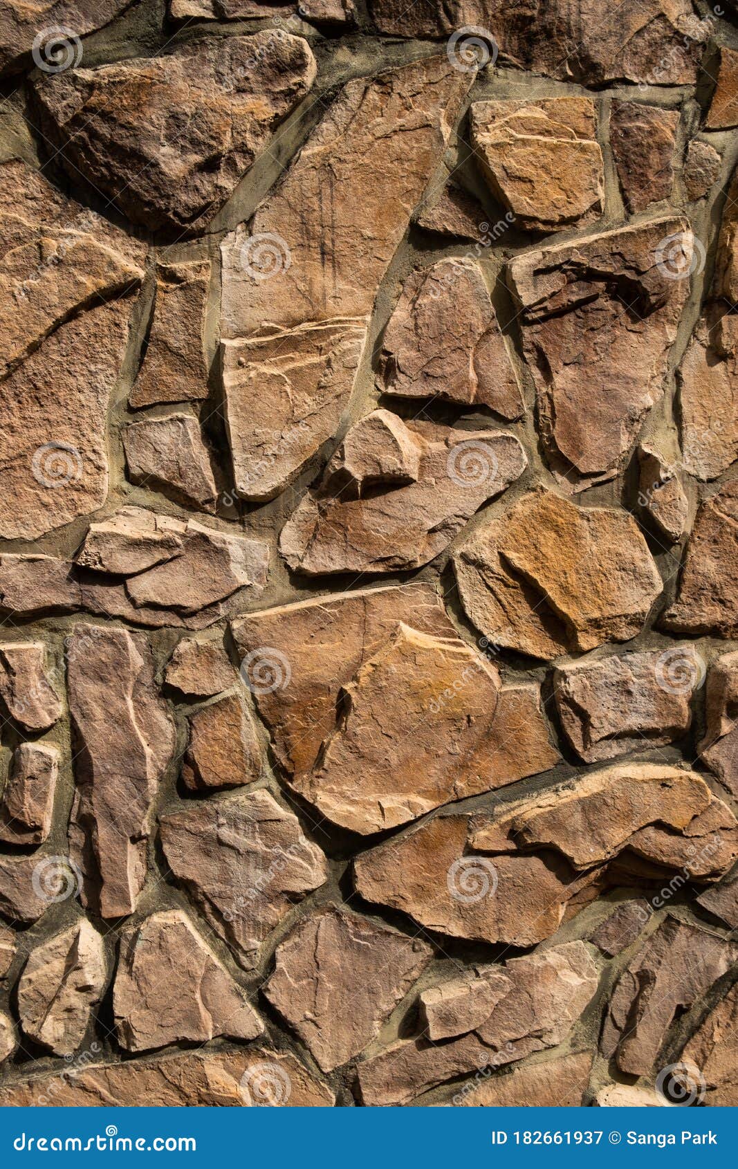 Brown stone wall stock image. Image of exterior, interior - 182661937