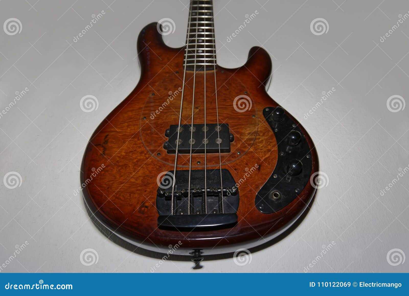 Bass guitar stock image. Image of wood, band, instrument - 110122069