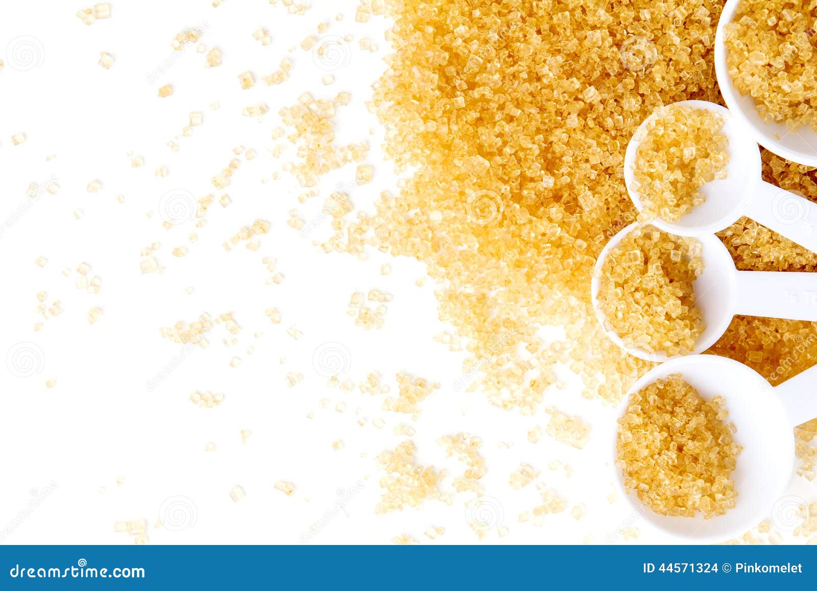 Brown Sugar with Measuring Spoon Stock Photo - Image of ingredient ...