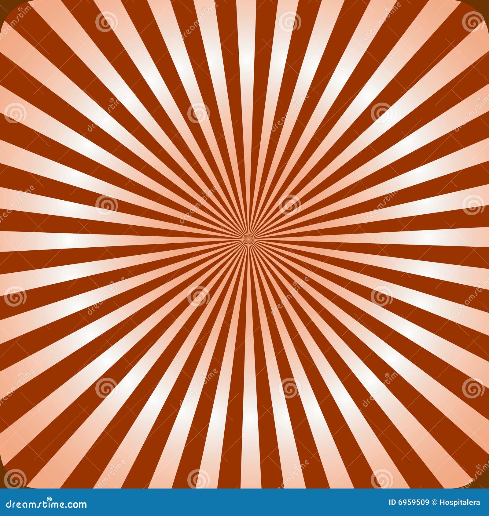 Brown sunburst stock vector. Illustration of graphical - 6959509