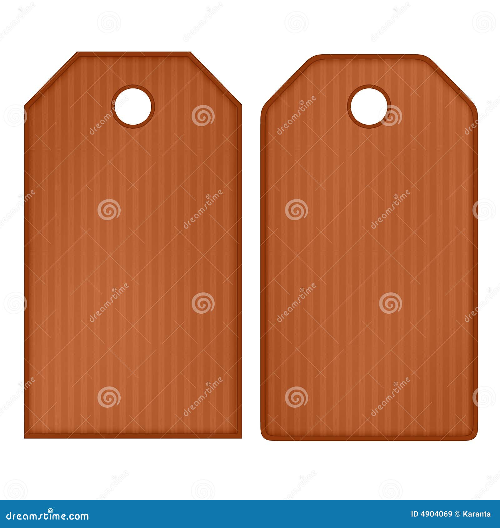 Brown tags with stripes stock illustration. Illustration of shape - 4904069
