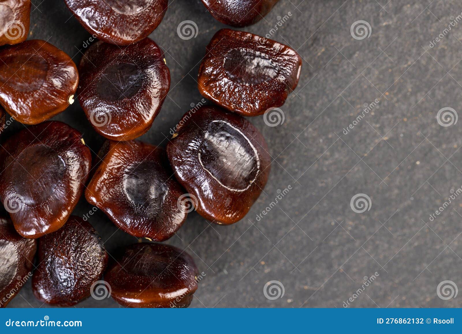 Brown Tamarind Seeds on the Table, Scattered Seeds Stock Photo - Image ...