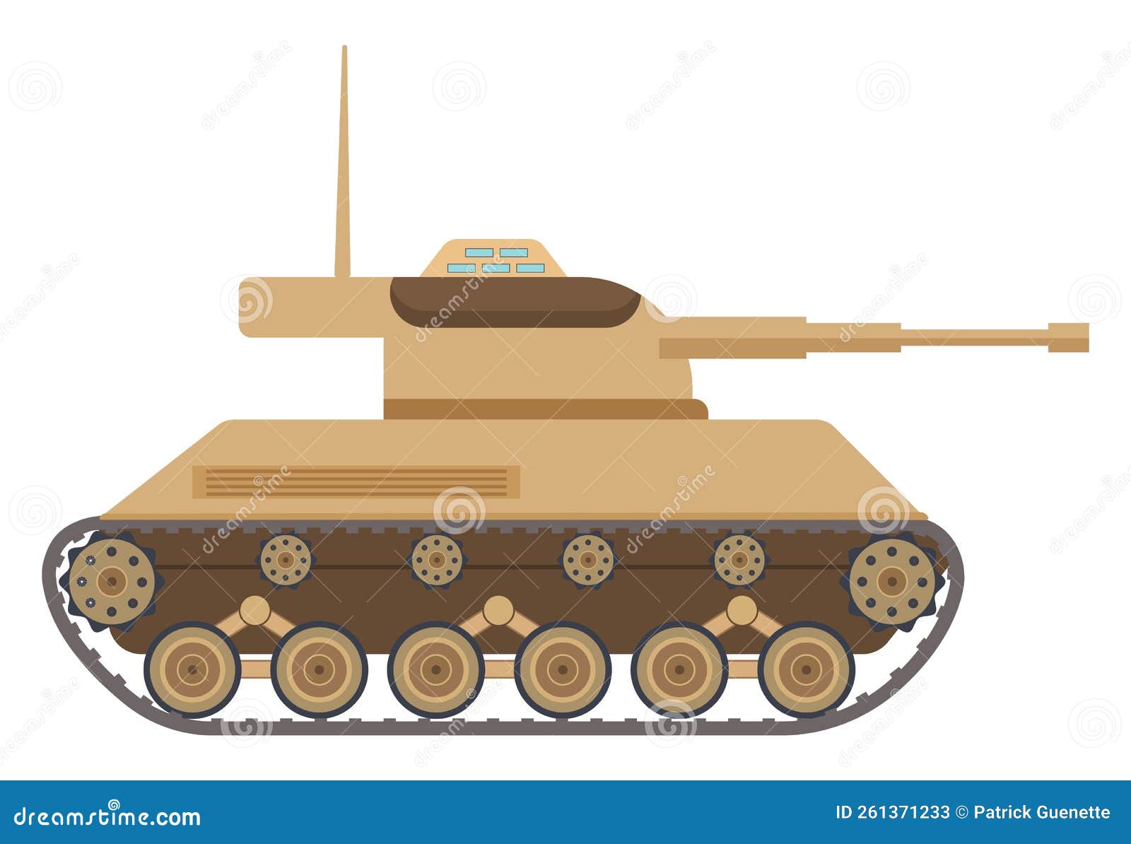 The Old Brown Tank Engine Steam Locomotive Cartoon Vector ...