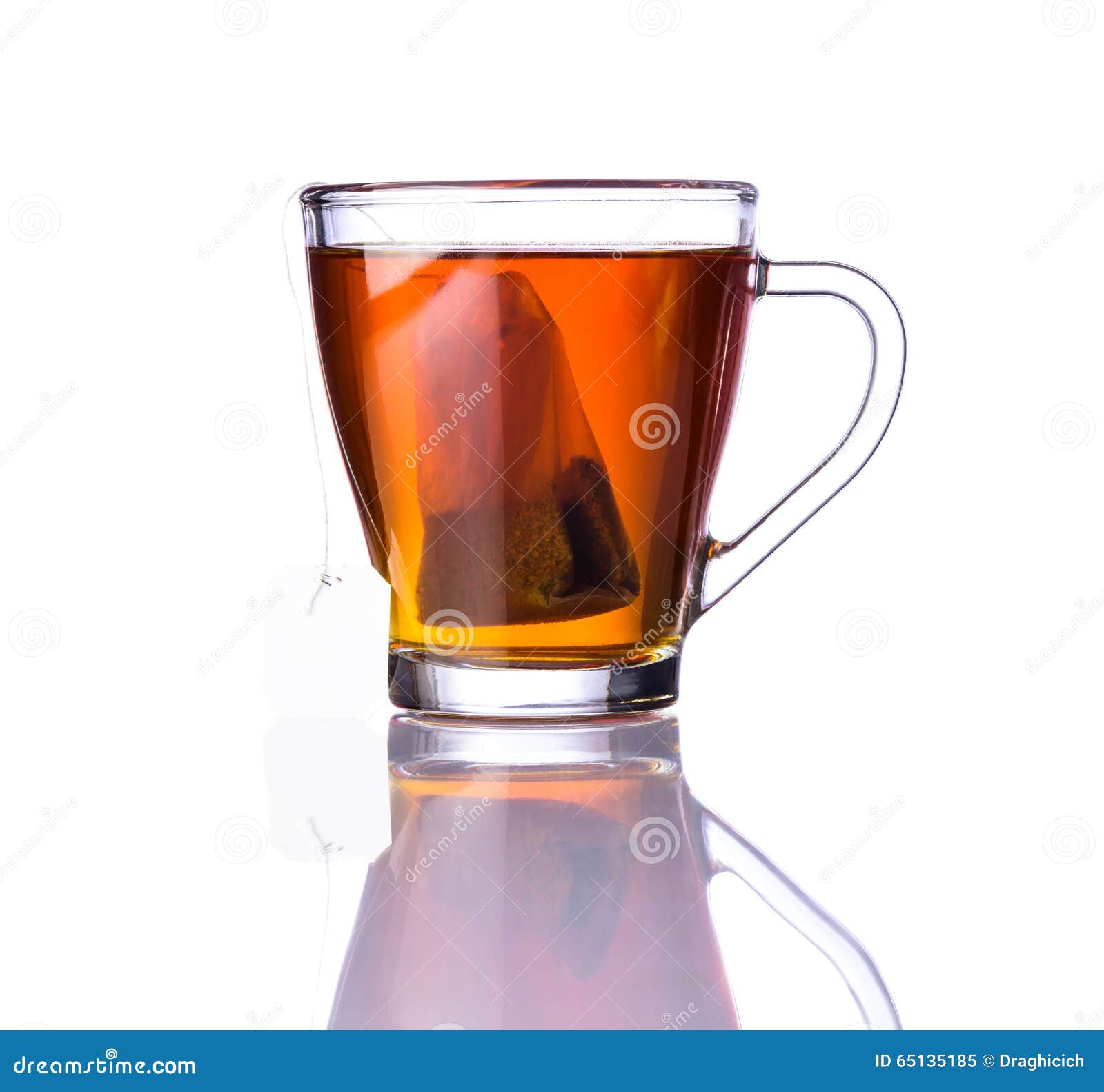 Brown Tea and Tea-Bag stock image. Image of beverage - 65135185