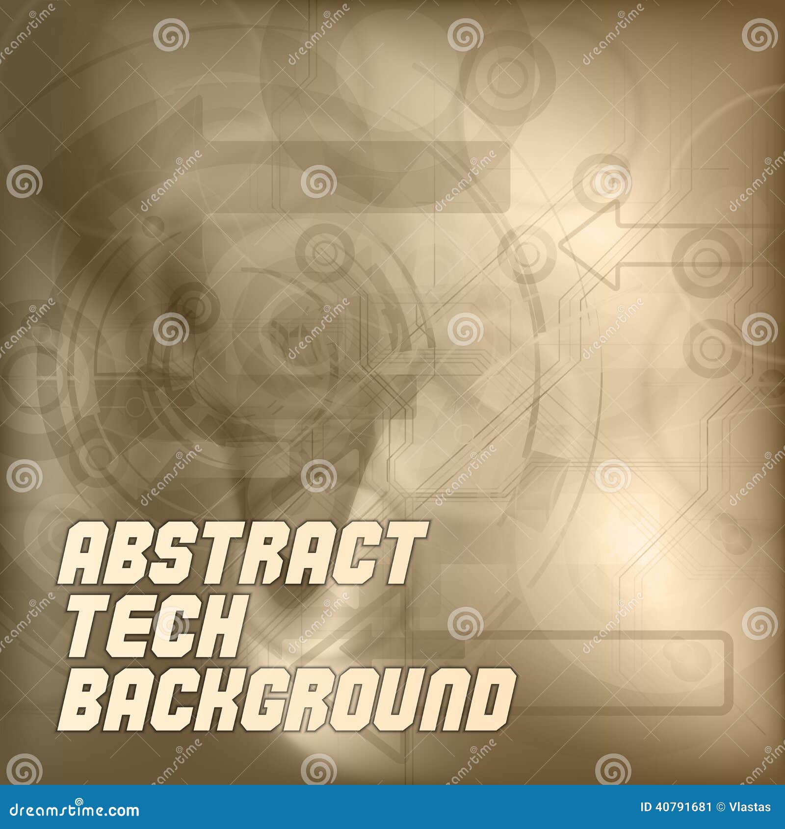Brown Tech Background stock vector. Illustration of creative - 40791681