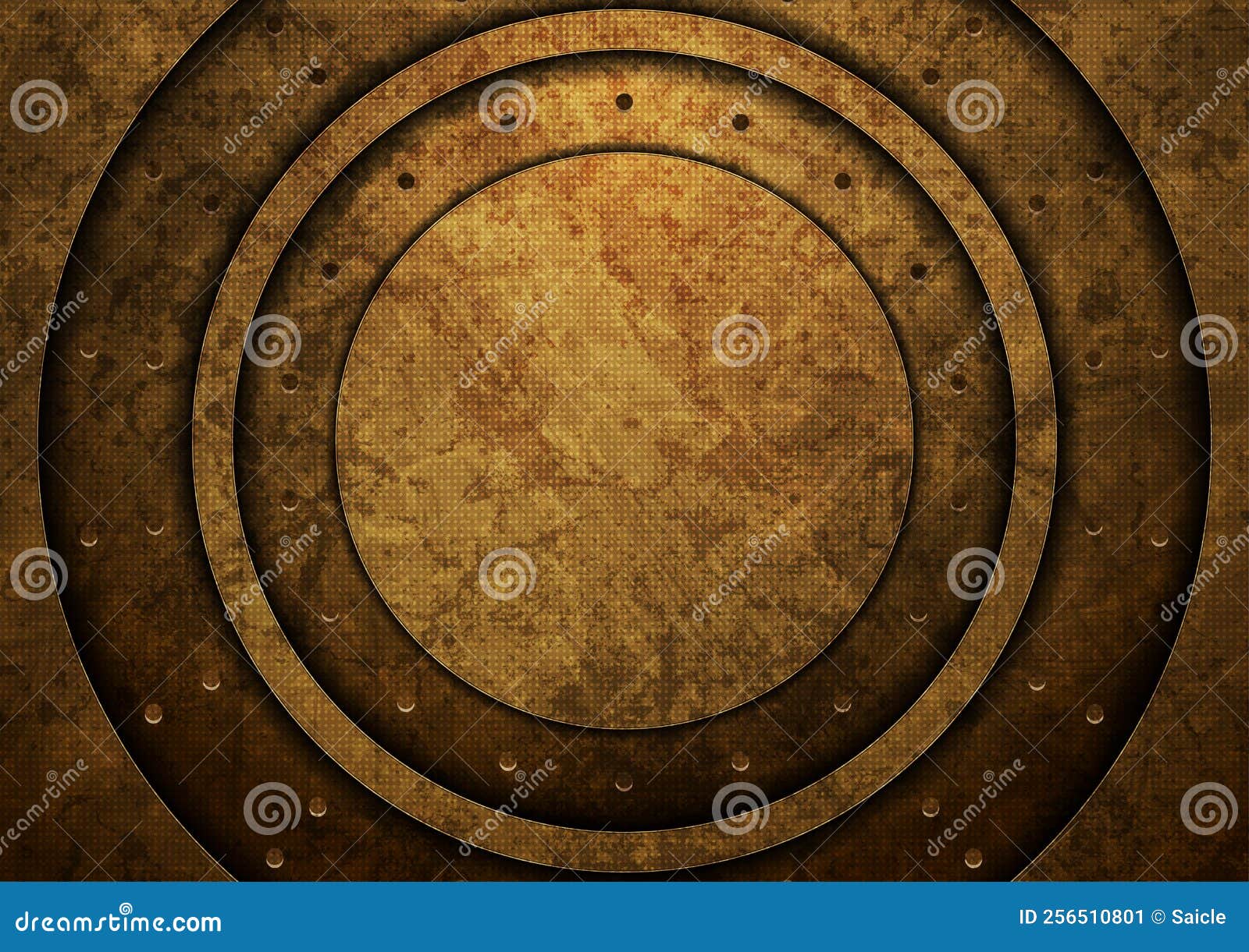 Brown Technology Abstract Background with Ancient Grunge Texture Stock ...