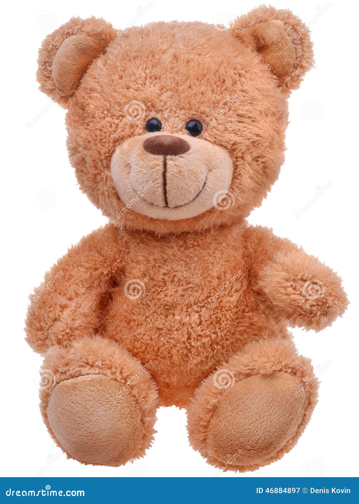 Brown teddy bear stock image. Image of isolated, object - 46884897