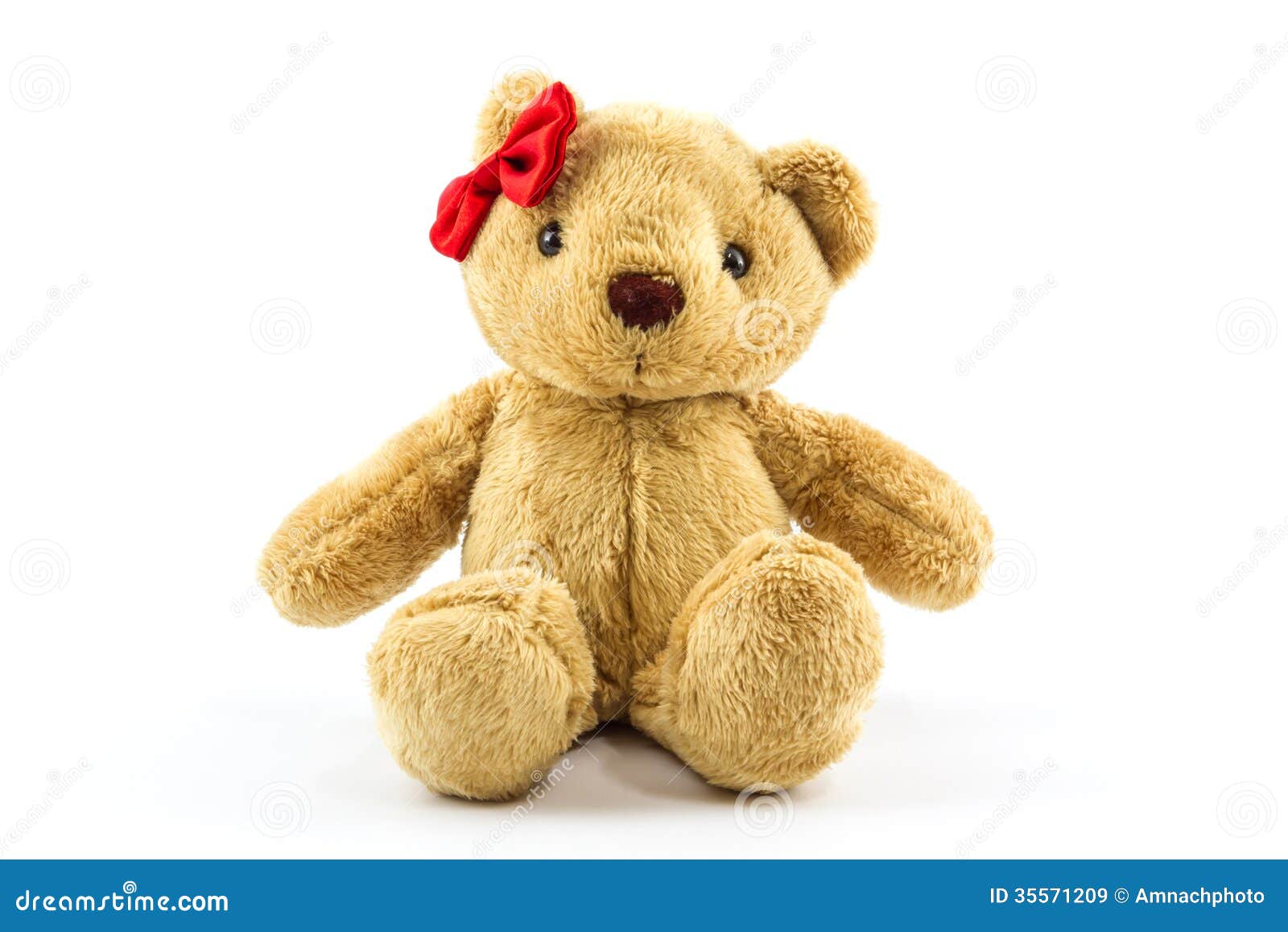 Brown teddy bear. stock image. Image of children, friendship - 35571209