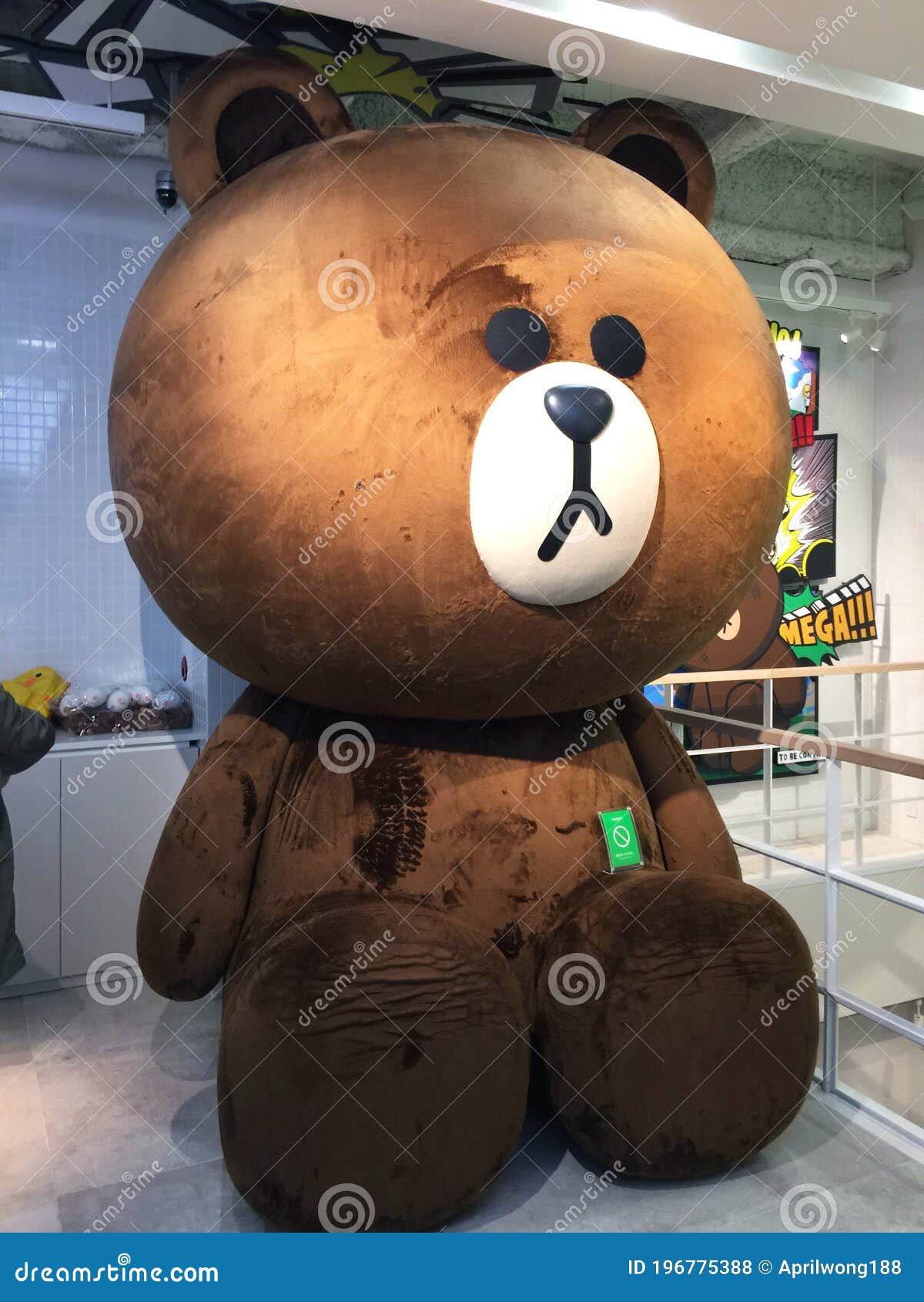 Brown Teddy Bear of Line in Tokyo, Japan Editorial Stock Photo - Image ...