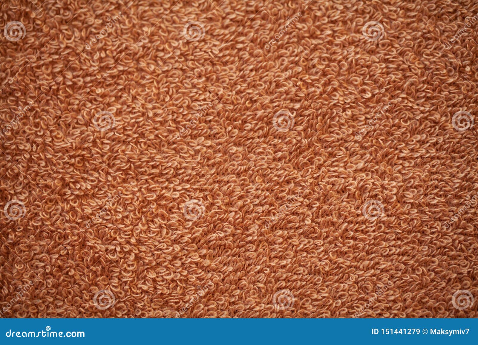 Brown Terry Natural Cotton Towel Background Texture Stock Image - Image ...