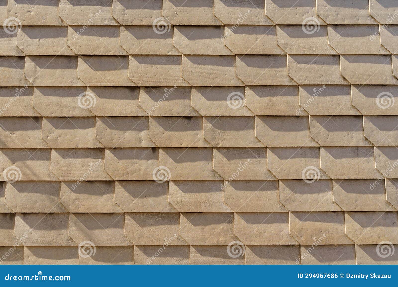 Texture Of A Lamellar Facade With Ground Royalty-Free Stock Photography ...