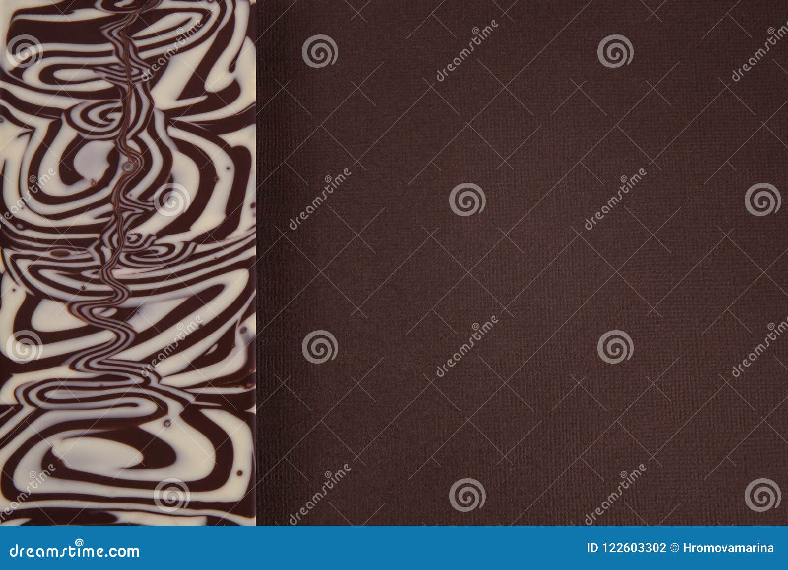 Brown Textured Paper and Chocolate Stock Photo - Image of seamless ...