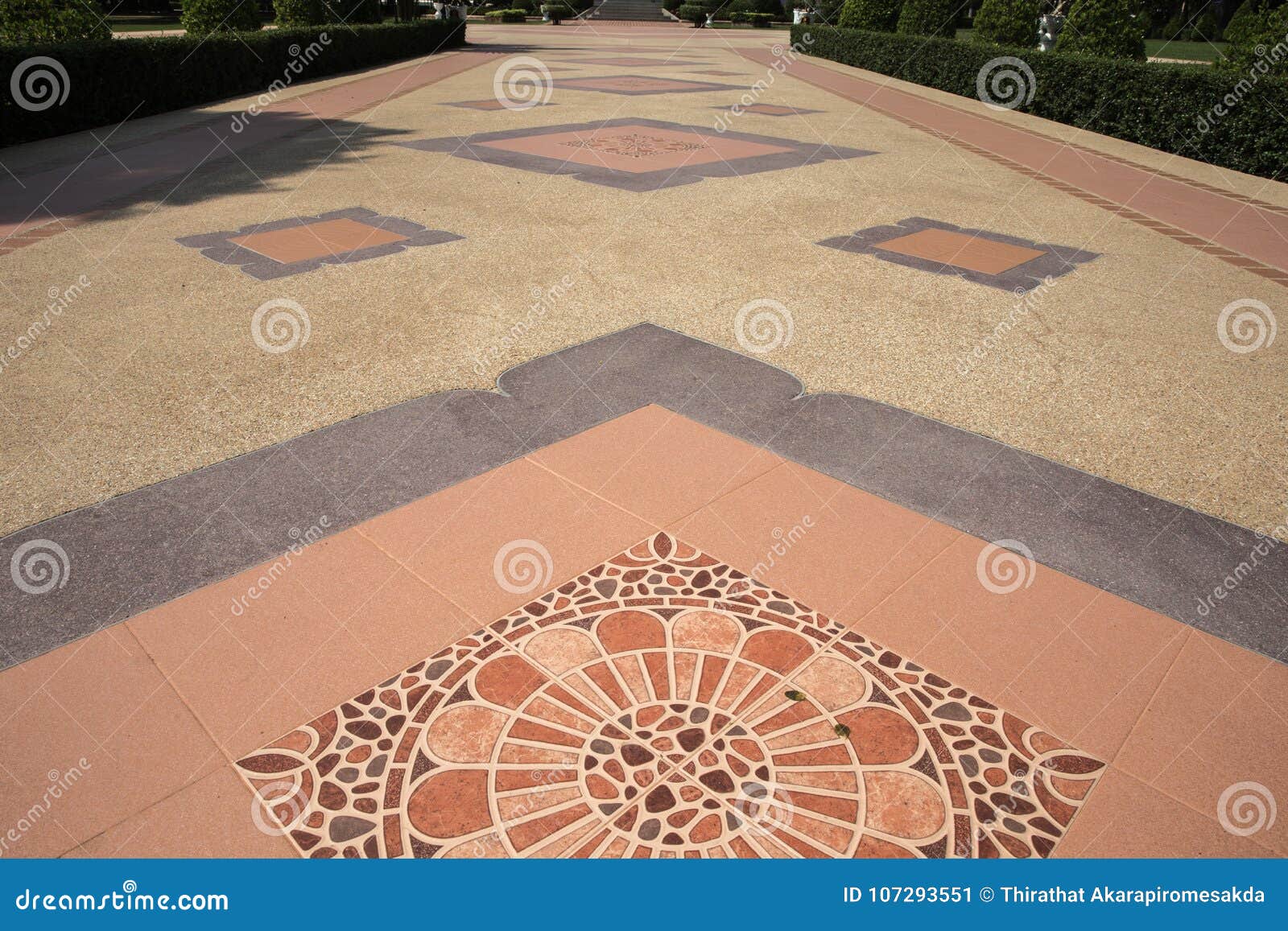 Brown tile floor pattern stock image. Image of architecture - 107293551