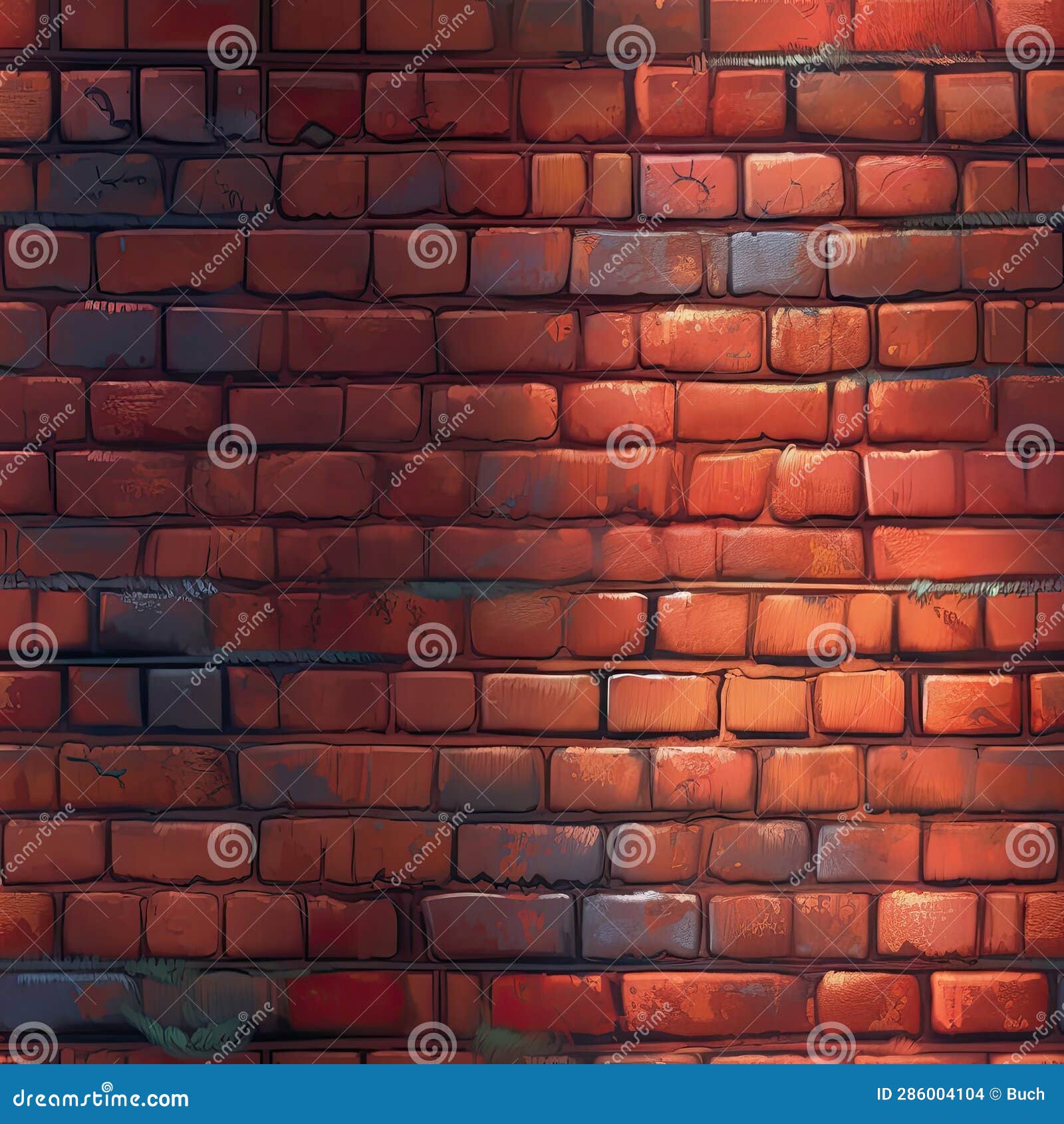 Ai Generated Background Brick Wall Texture Pattern Stock Illustration ...