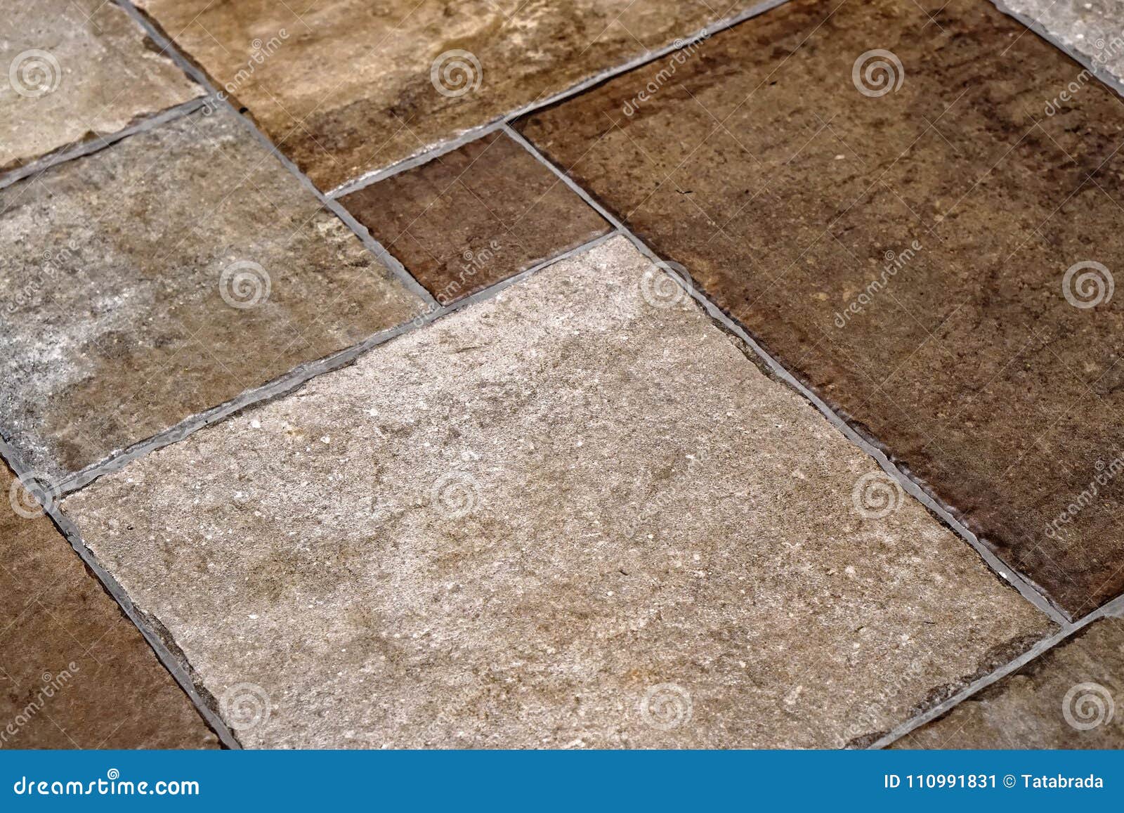 Brown tiles stock image. Image of flooring, decor, decoration - 110991831