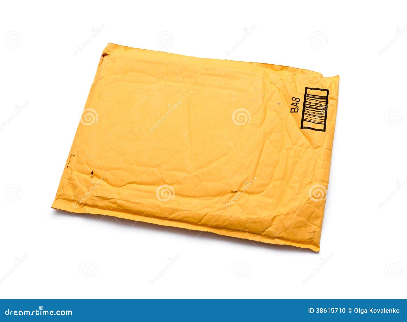 Old Torn Envelope With 1941 Postal Stamp Stock Photography ...
