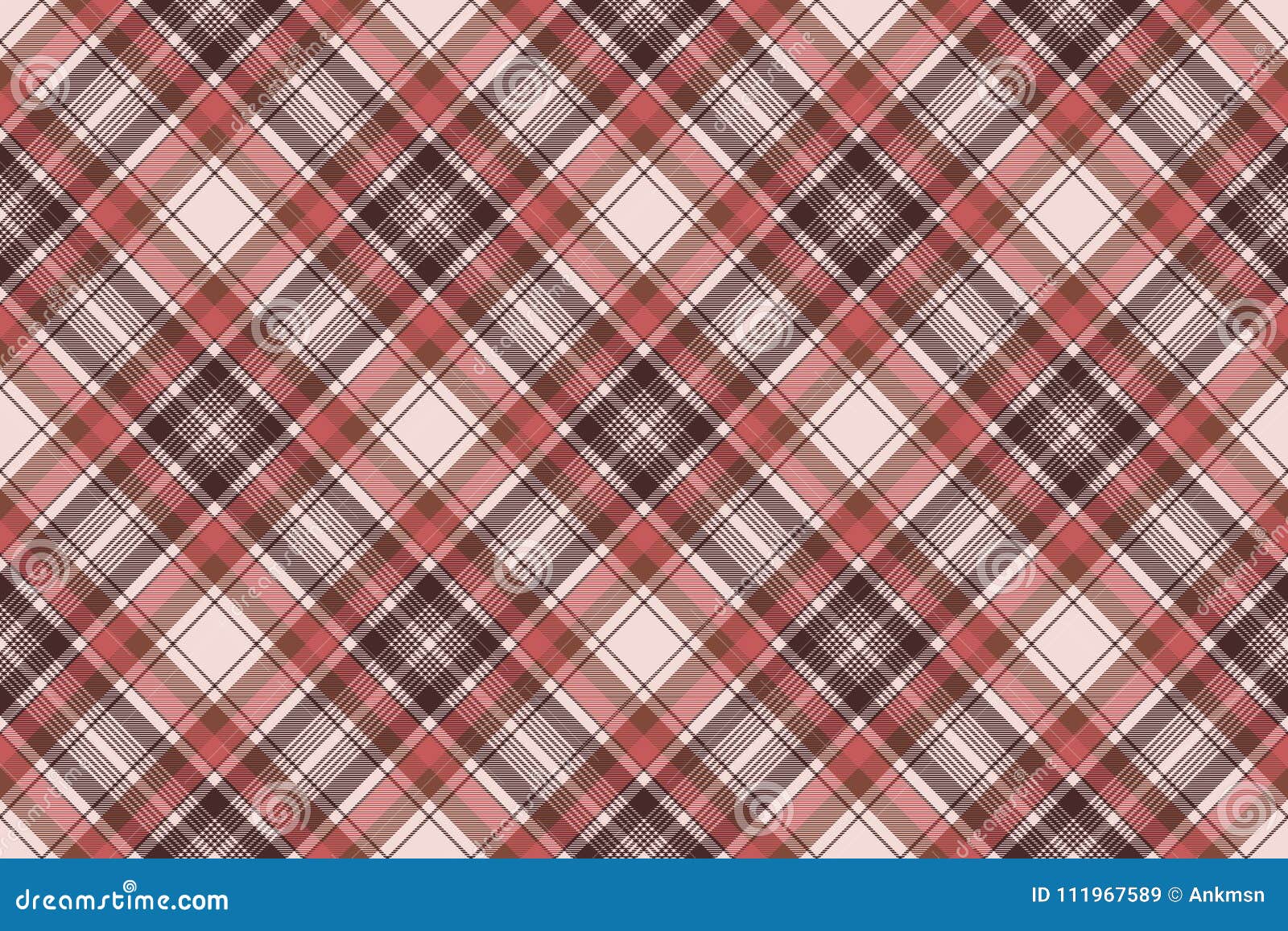 Brown Traditional Plaid Fabric Texture Seamless Pattern Stock Vector ...