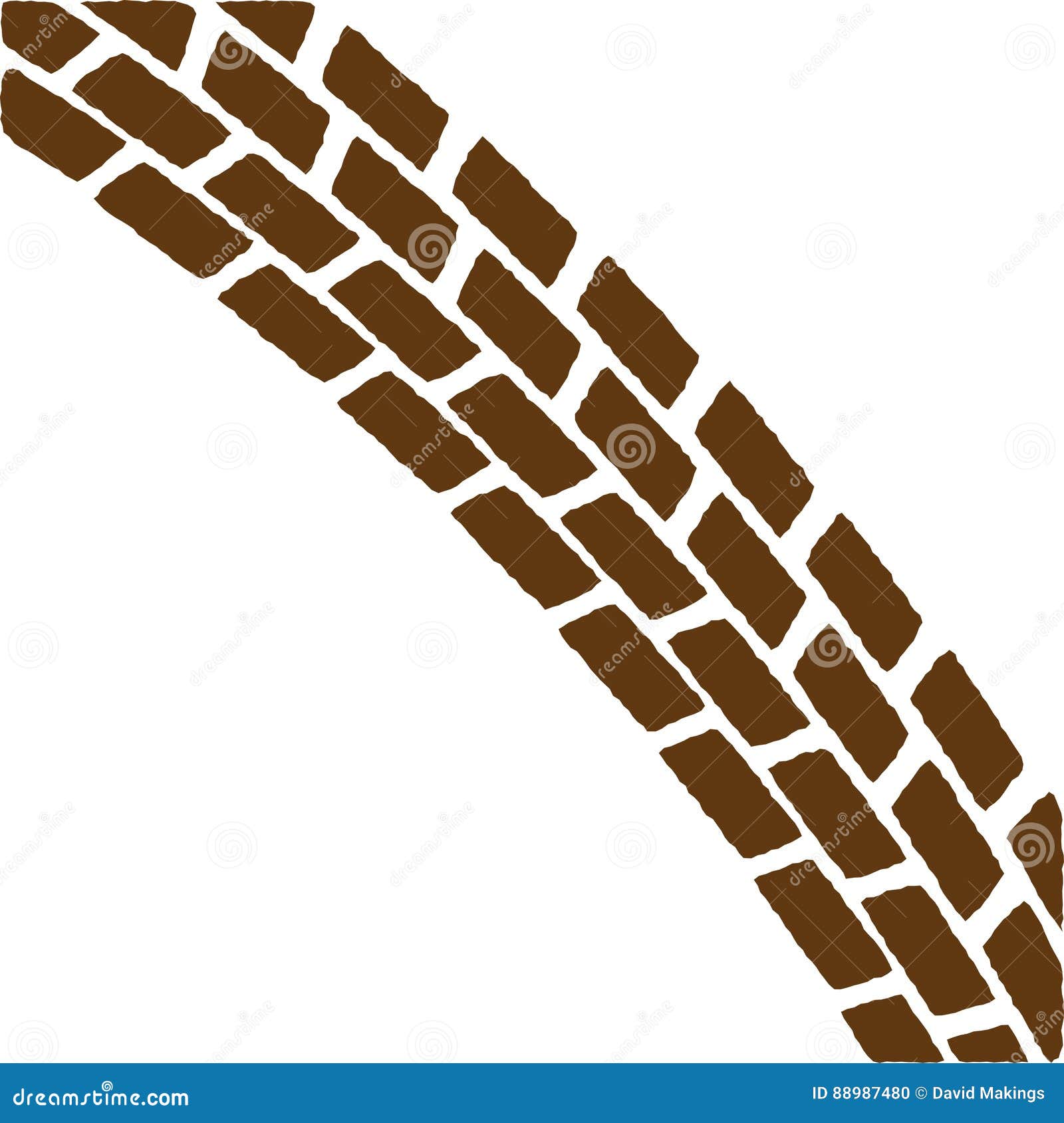 Brown Treadmarks Stock Illustrations – 1 Brown Treadmarks Stock ...