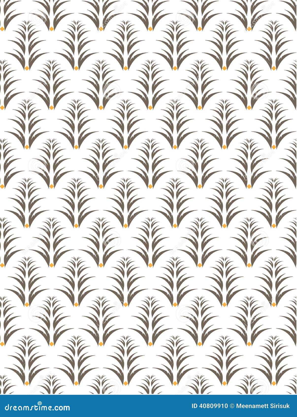 Brown tree pattern stock illustration. Illustration of design - 40809910