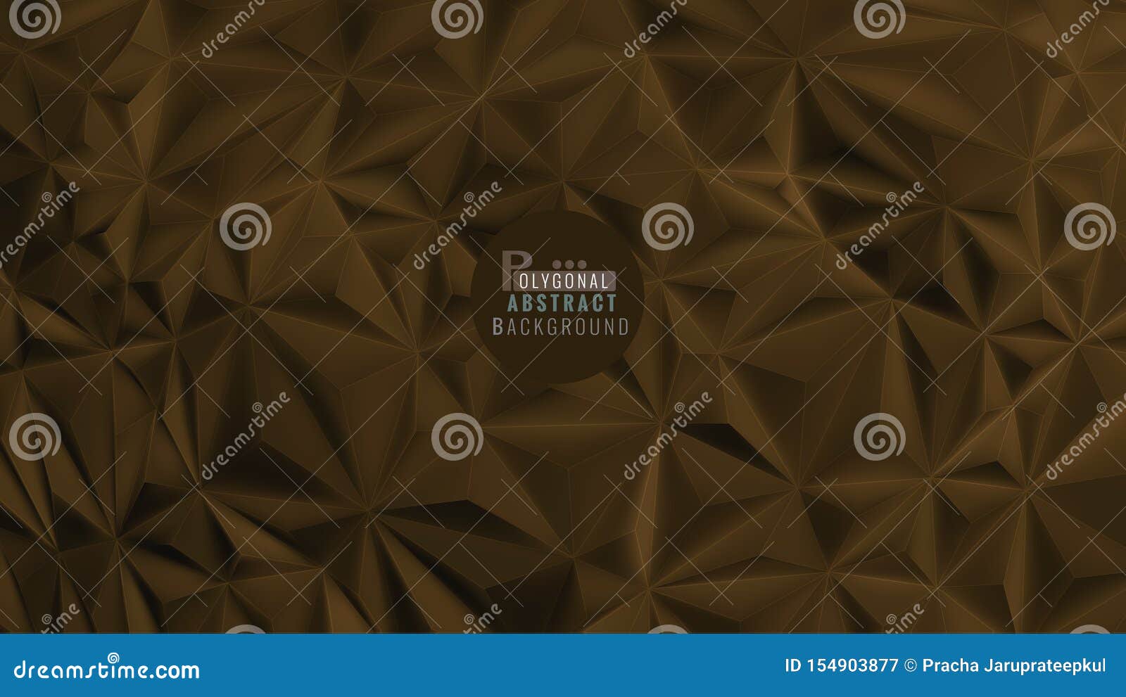 Brown Triangle Vector Pattern BG in 3D Style Stock Vector ...