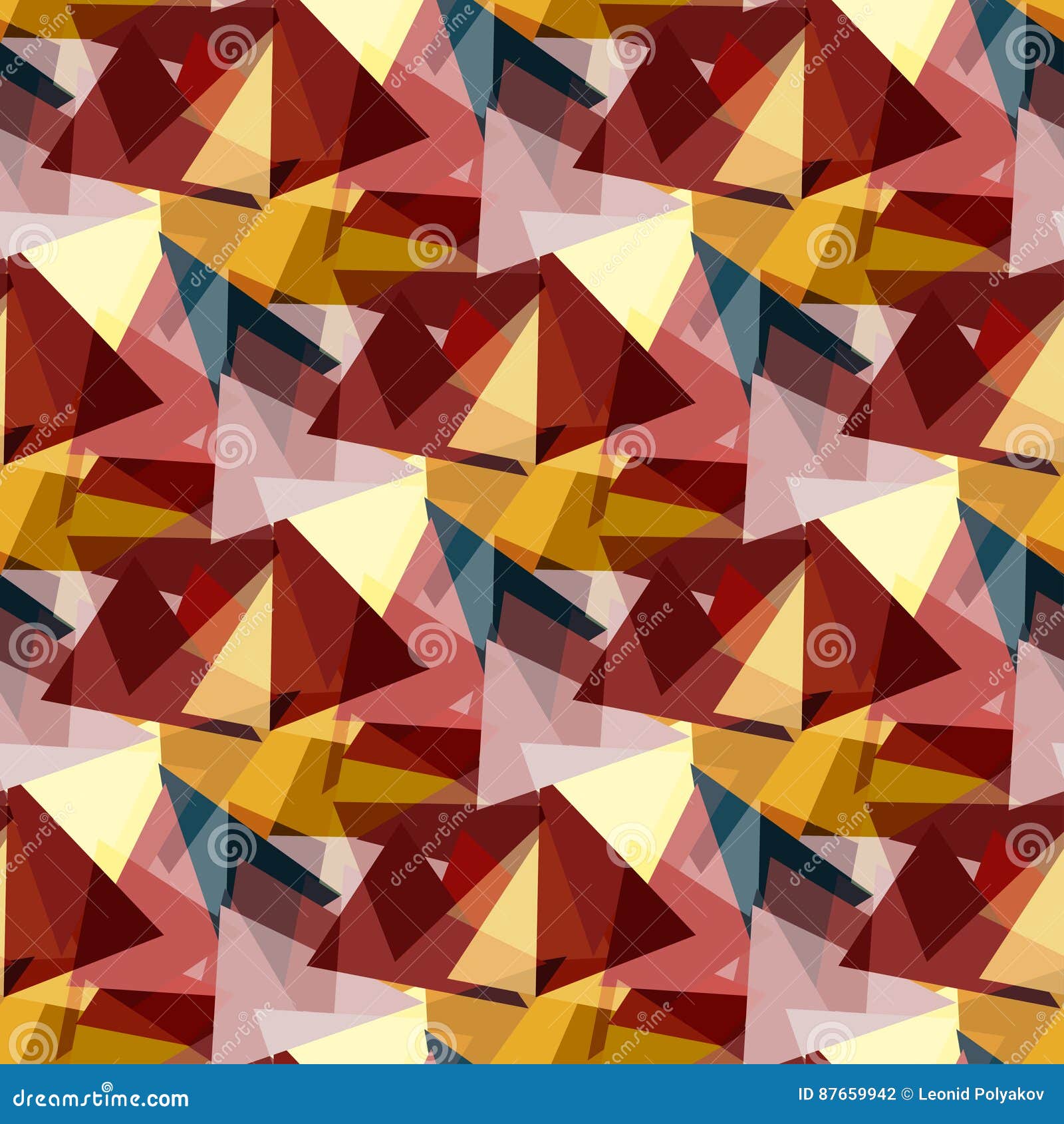 Brown Triangles Wallpaper With Grudge Texture Vector Illustration ...