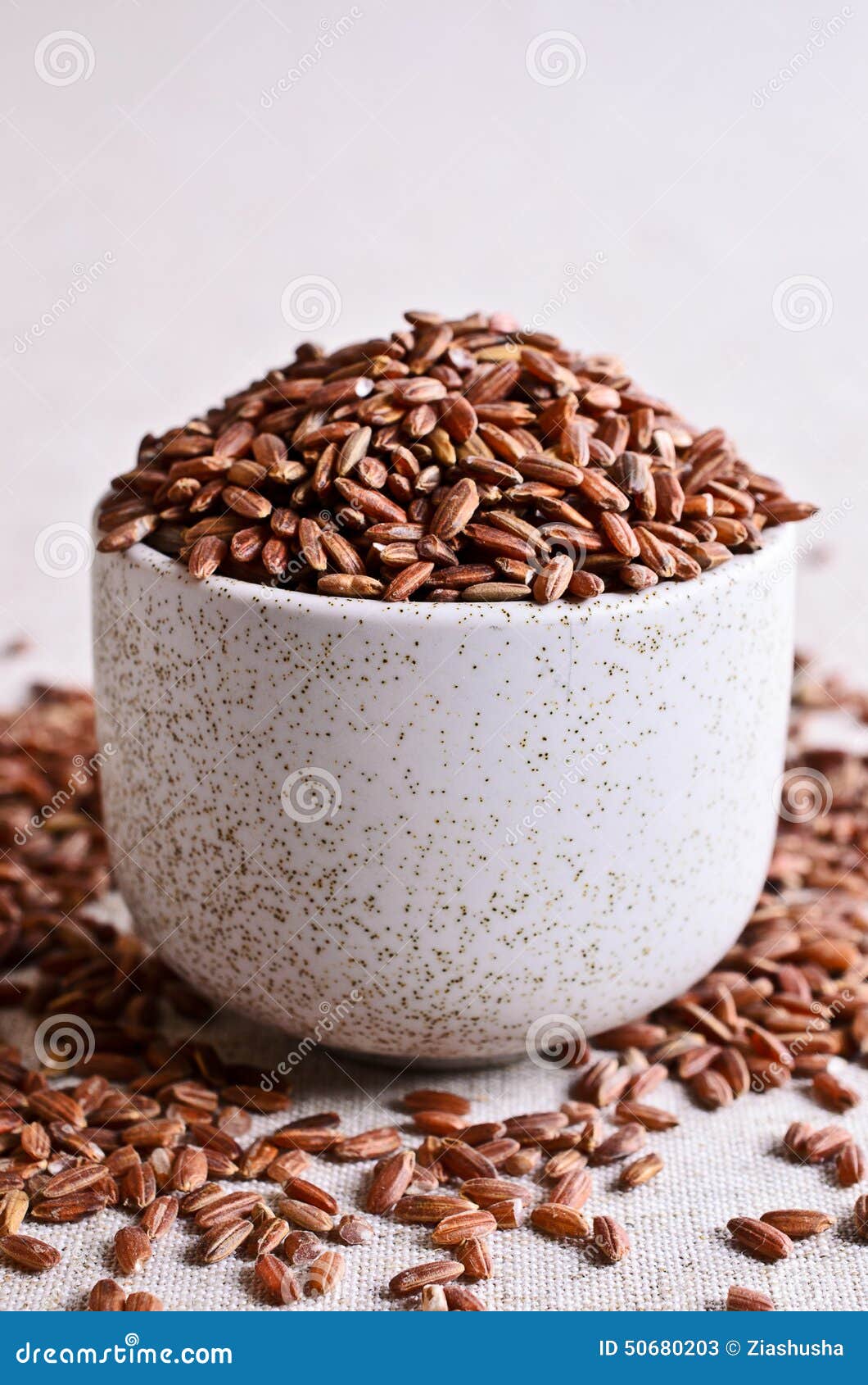 Brown unpolished rice stock image. Image of meal, culture - 50680203