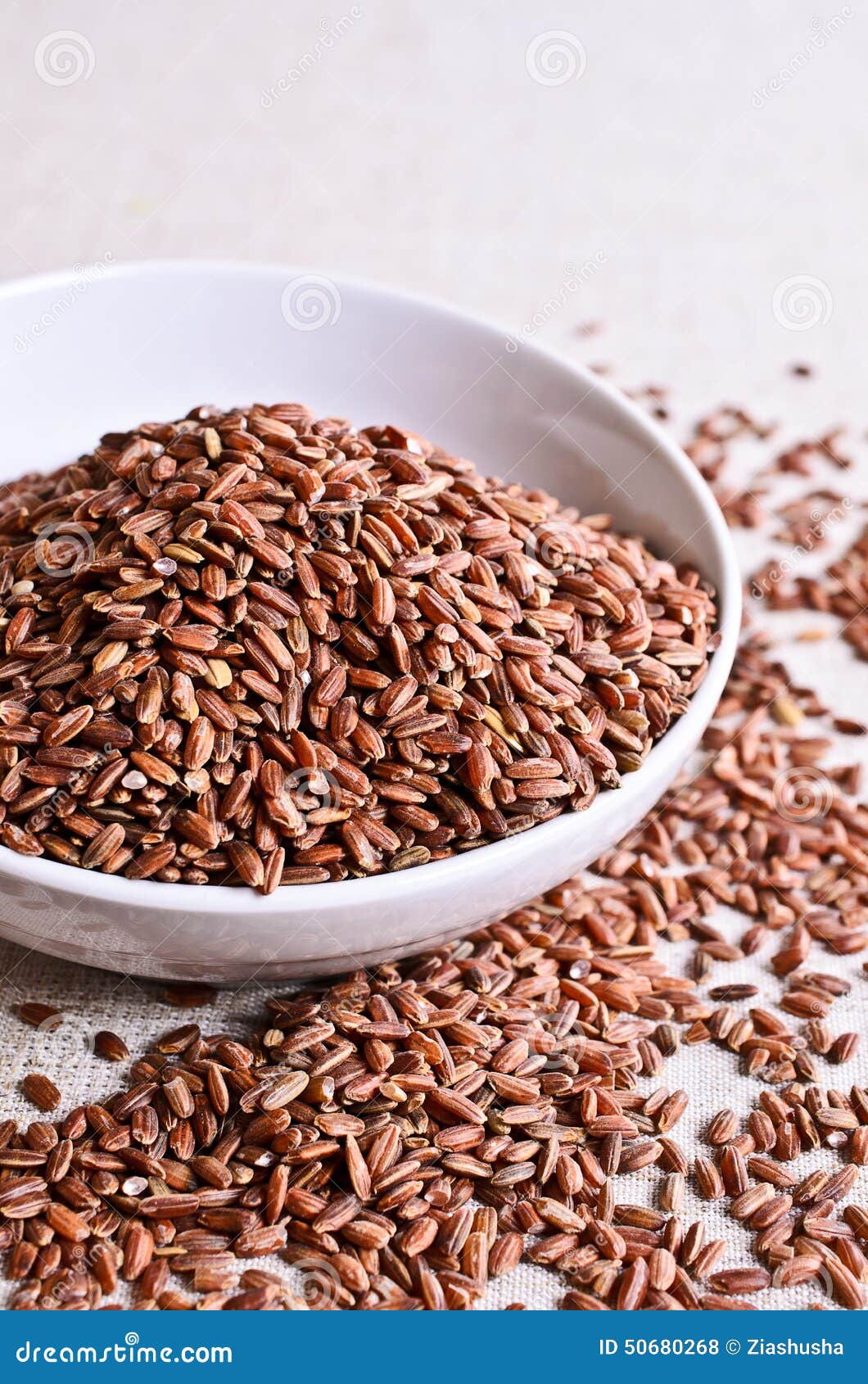 Brown unpolished rice stock photo. Image of eating, cooking - 50680268