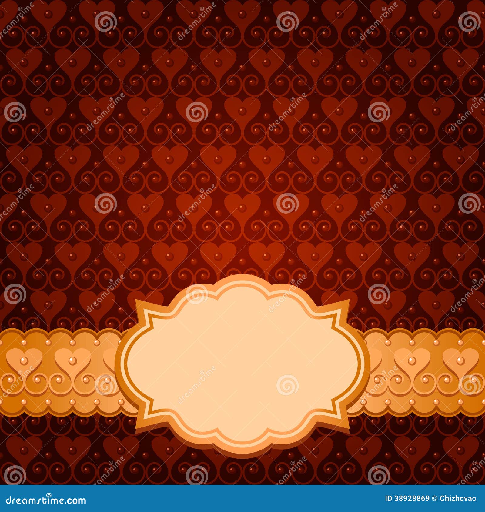 Brown vector card stock vector. Illustration of dark - 38928869