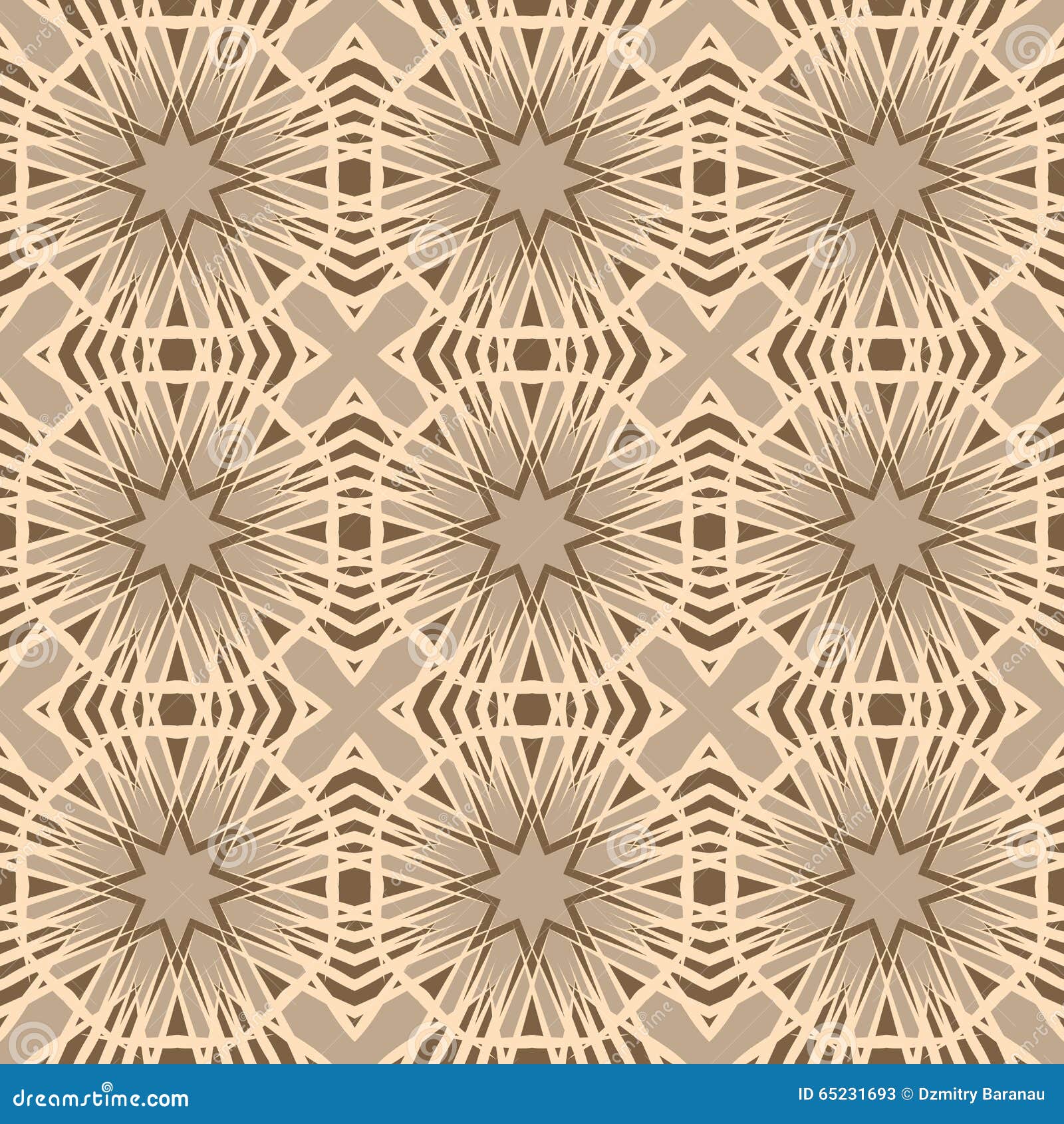 Brown Vector Seamless Patterns, Tiling. Geometric Ornaments. Stock ...