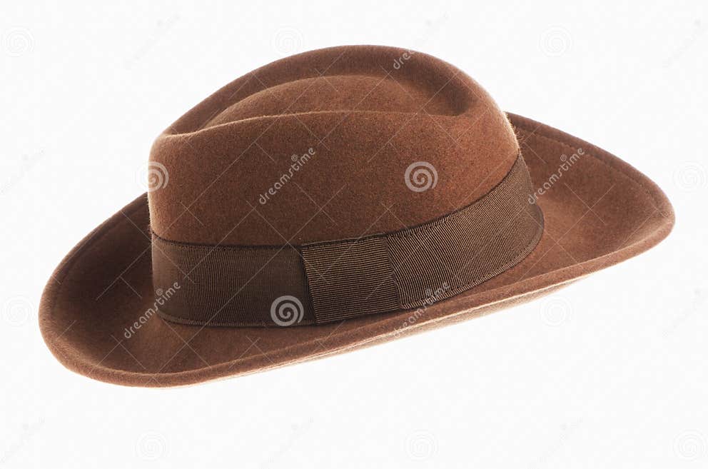 Brown vintage hat stock photo. Image of antique, brown - 27277976