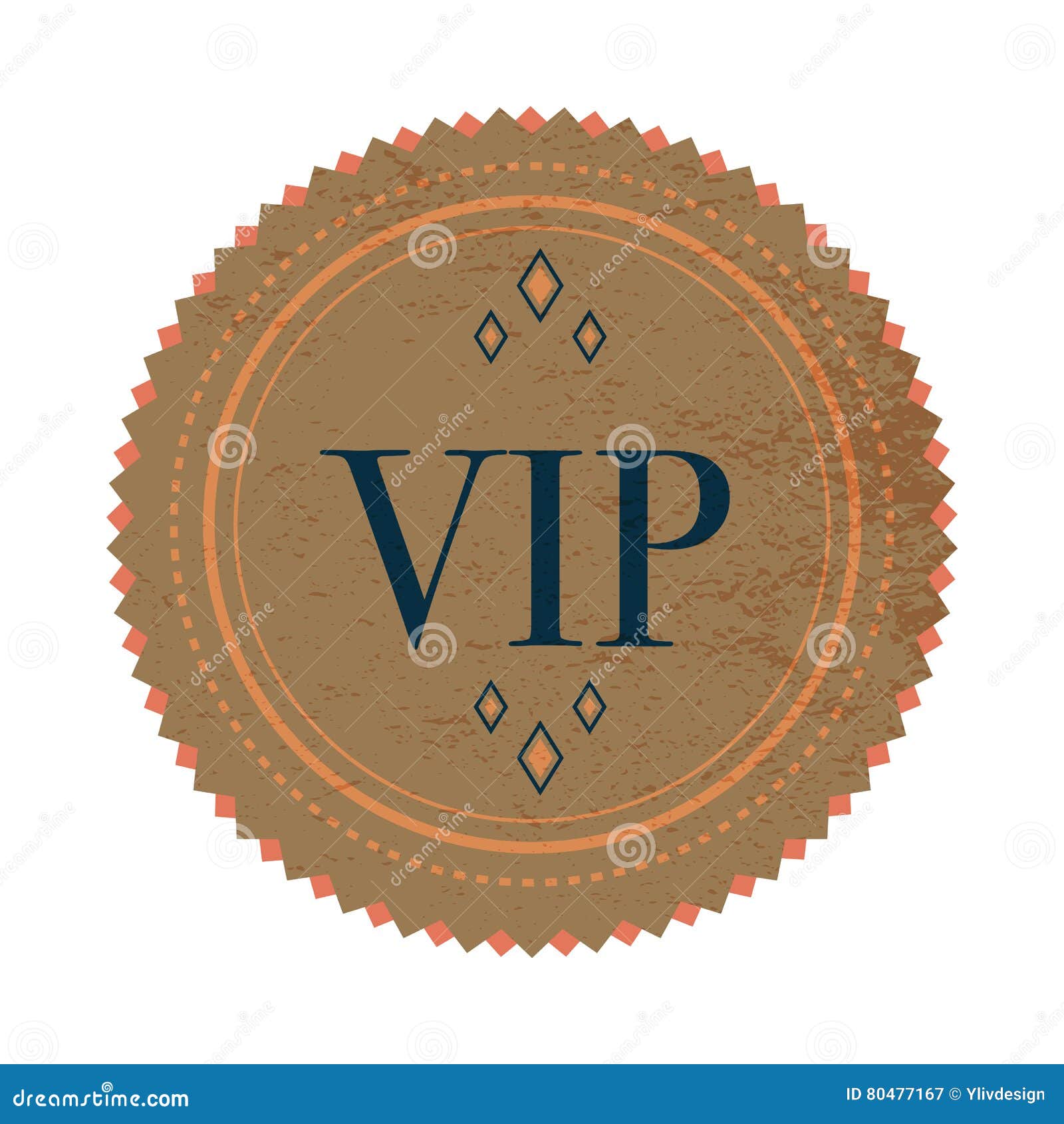 Brown VIP Label Label, Vintage Style Stock Vector - Illustration of ...