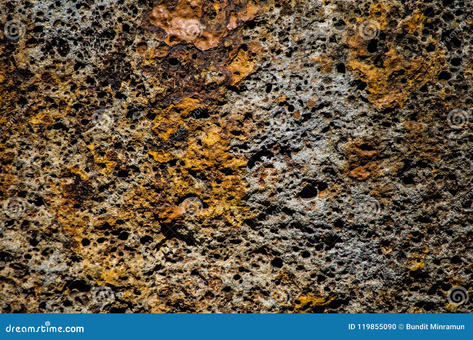 Brown Volcanic Rock Surface Pattern. Stock Photo - Image of dirty ...