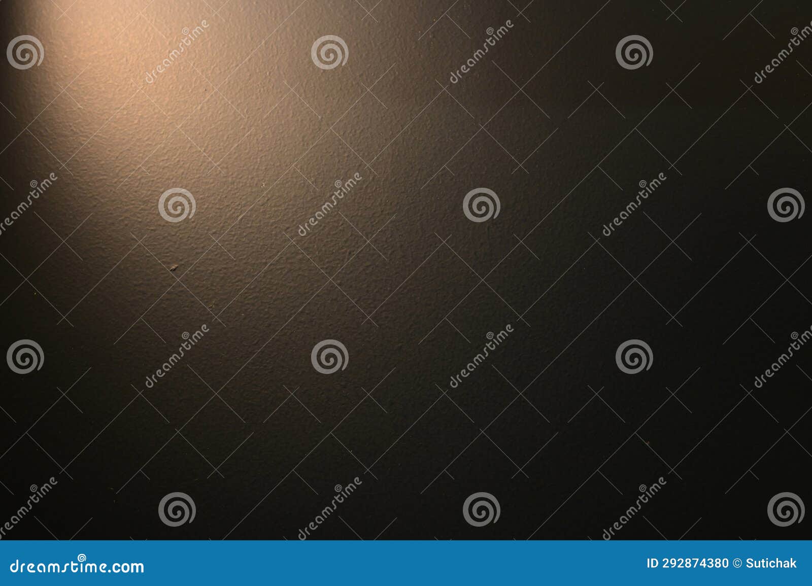 Brown Wall Background with Lights and Black Shadow Stock Photo - Image ...