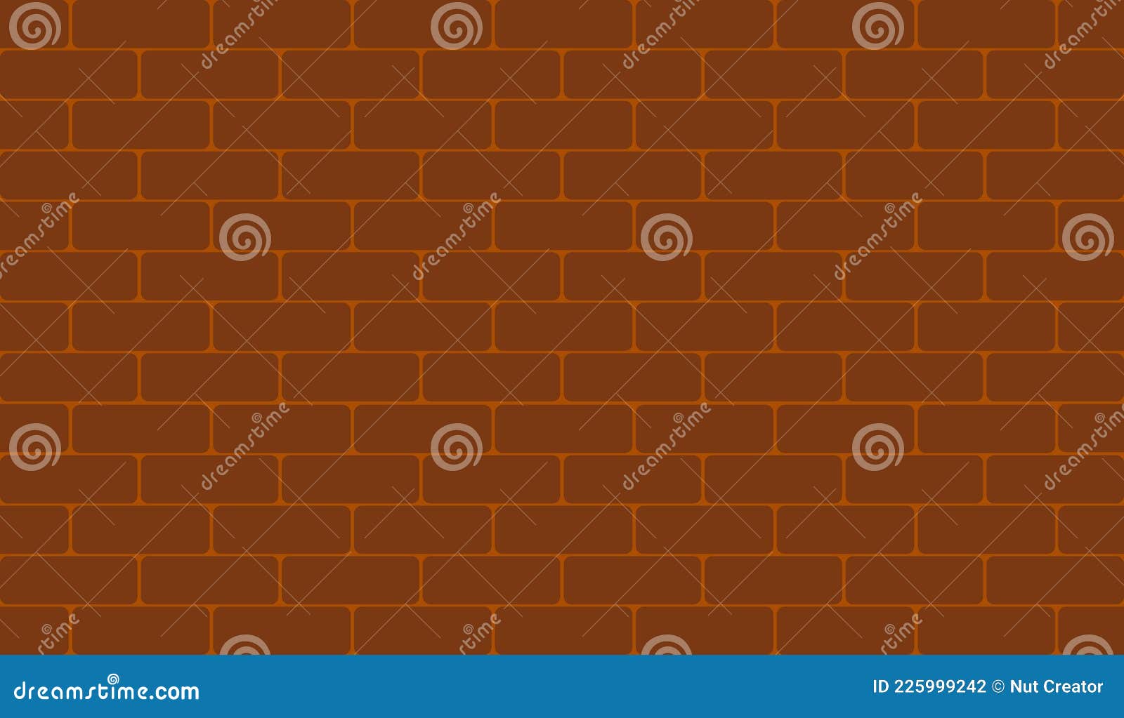 Brown Wall Pattern Seamless Background Stock Vector - Illustration of ...