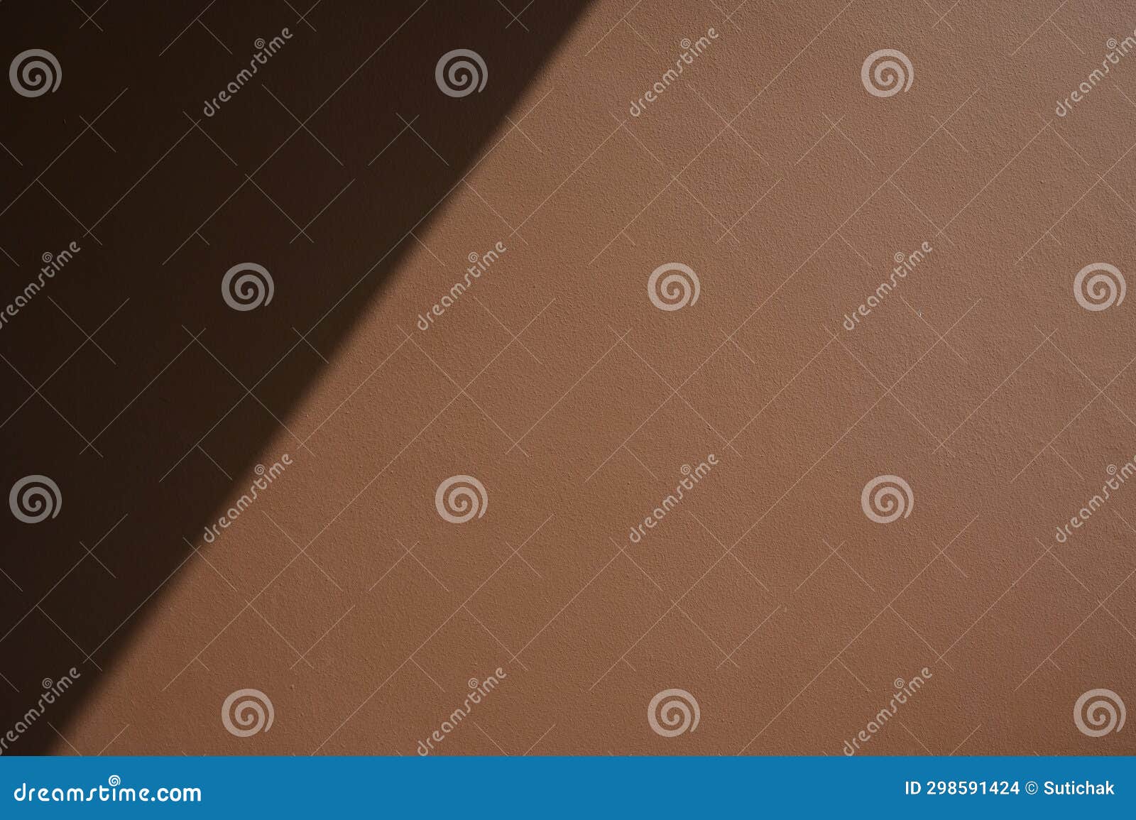 Brown Wall Texture Background with Shadow Stock Photo - Image of ...