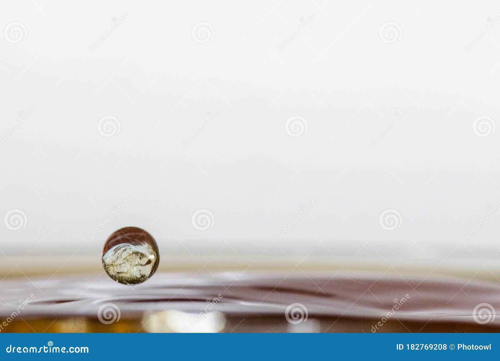 Brown Water Splash with Drop and Waves Stock Photo - Image of backdrop ...
