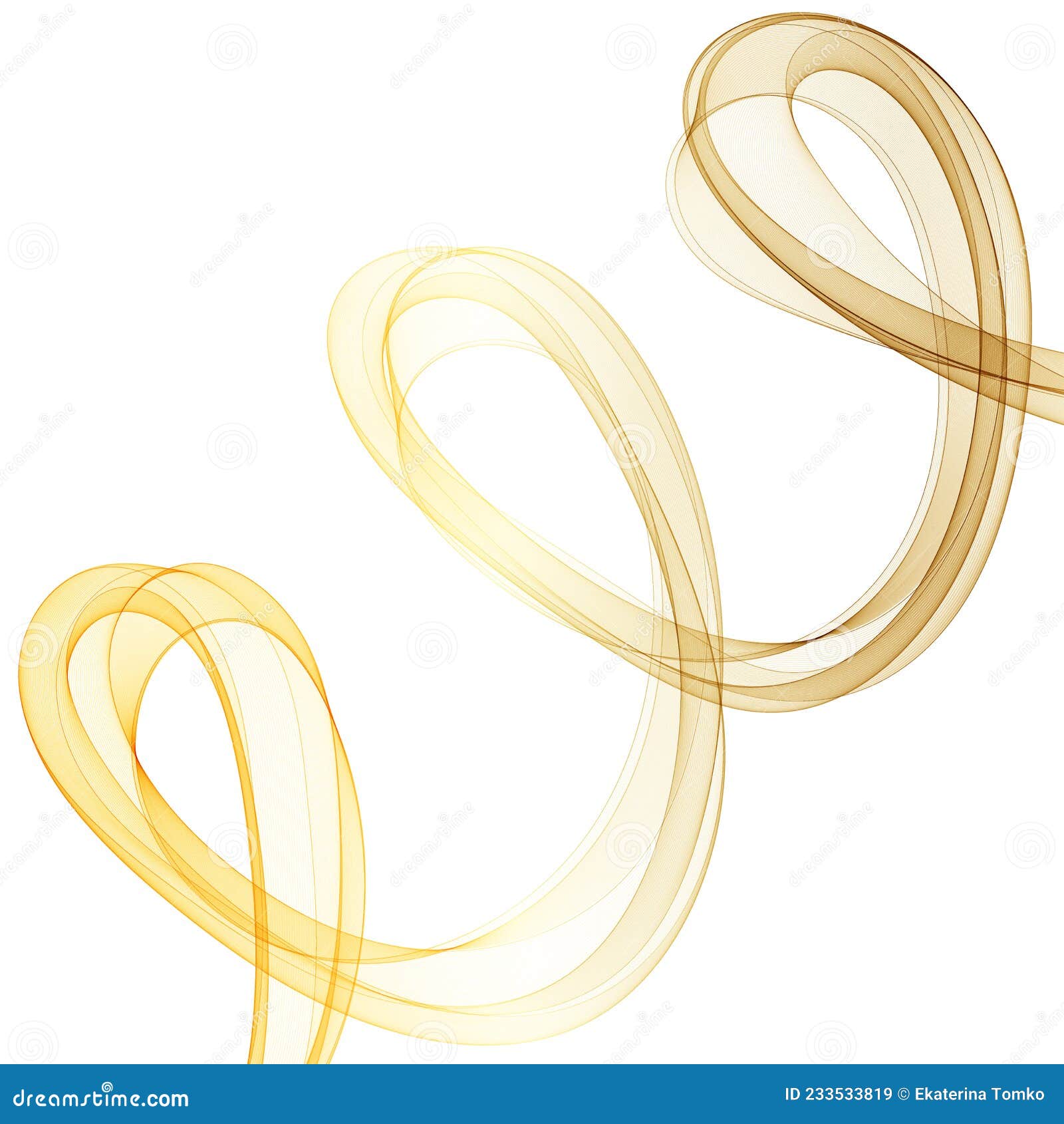 Brown Wave Pattern. Elegant Design Element. Eps 10 Stock Vector ...