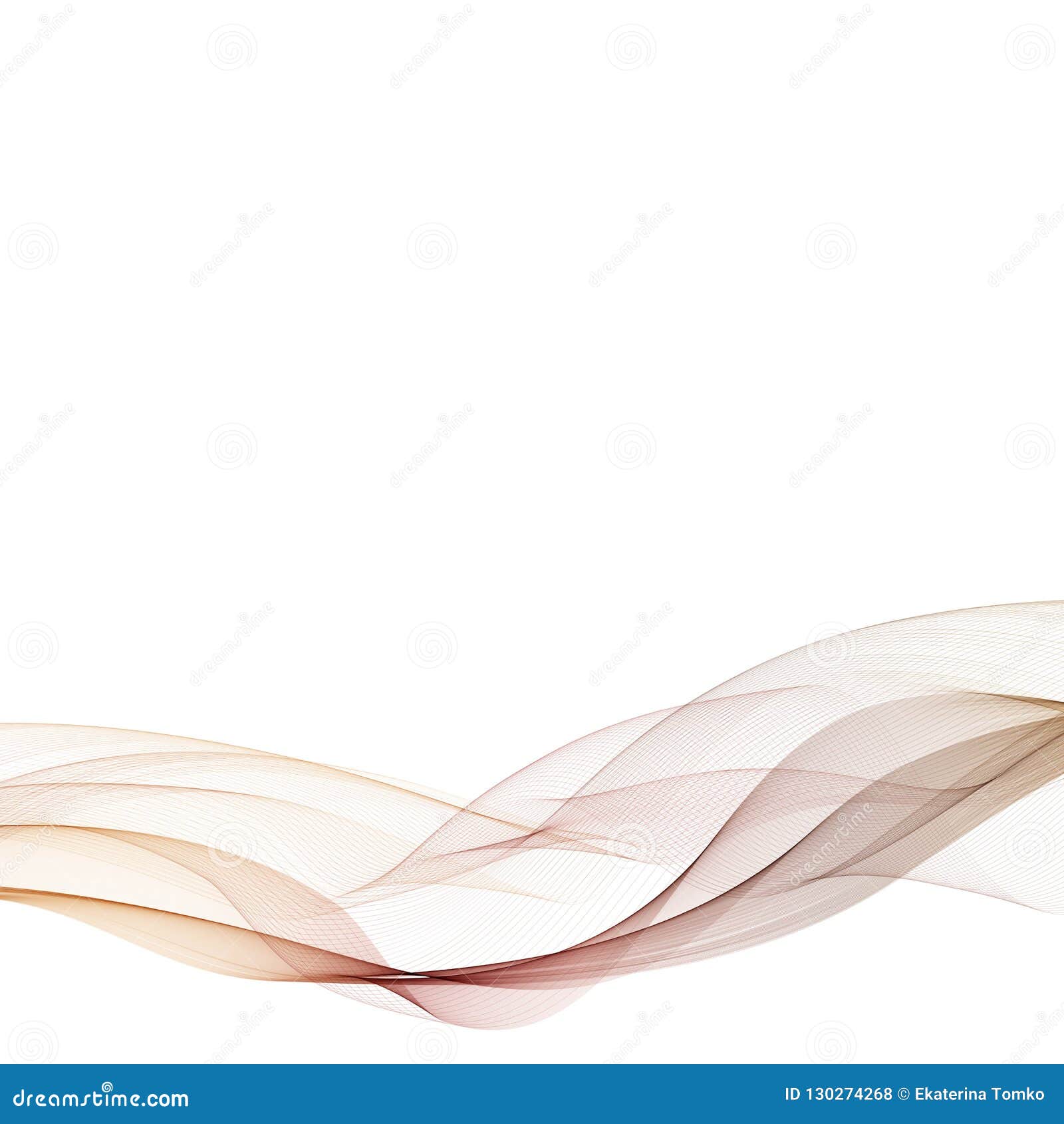 Brown Wave. Vector Layout for Advertising Stock Vector - Illustration ...