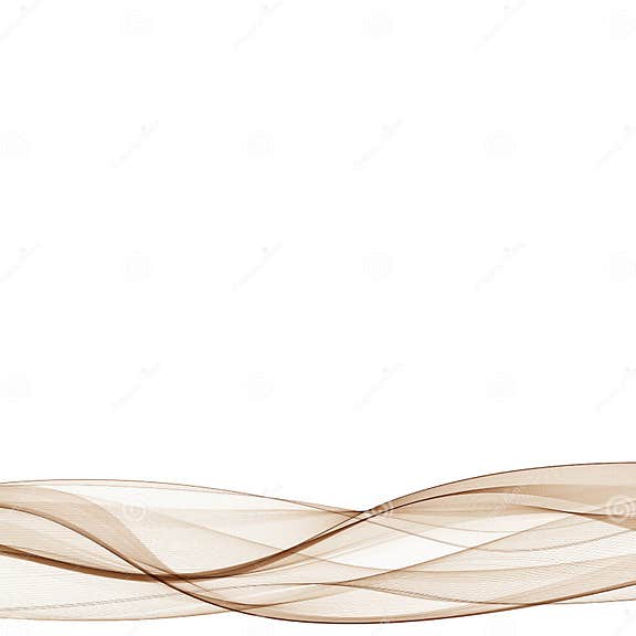 Brown Wave. Vector Layout for Advertising. Eps 10 Stock Vector ...