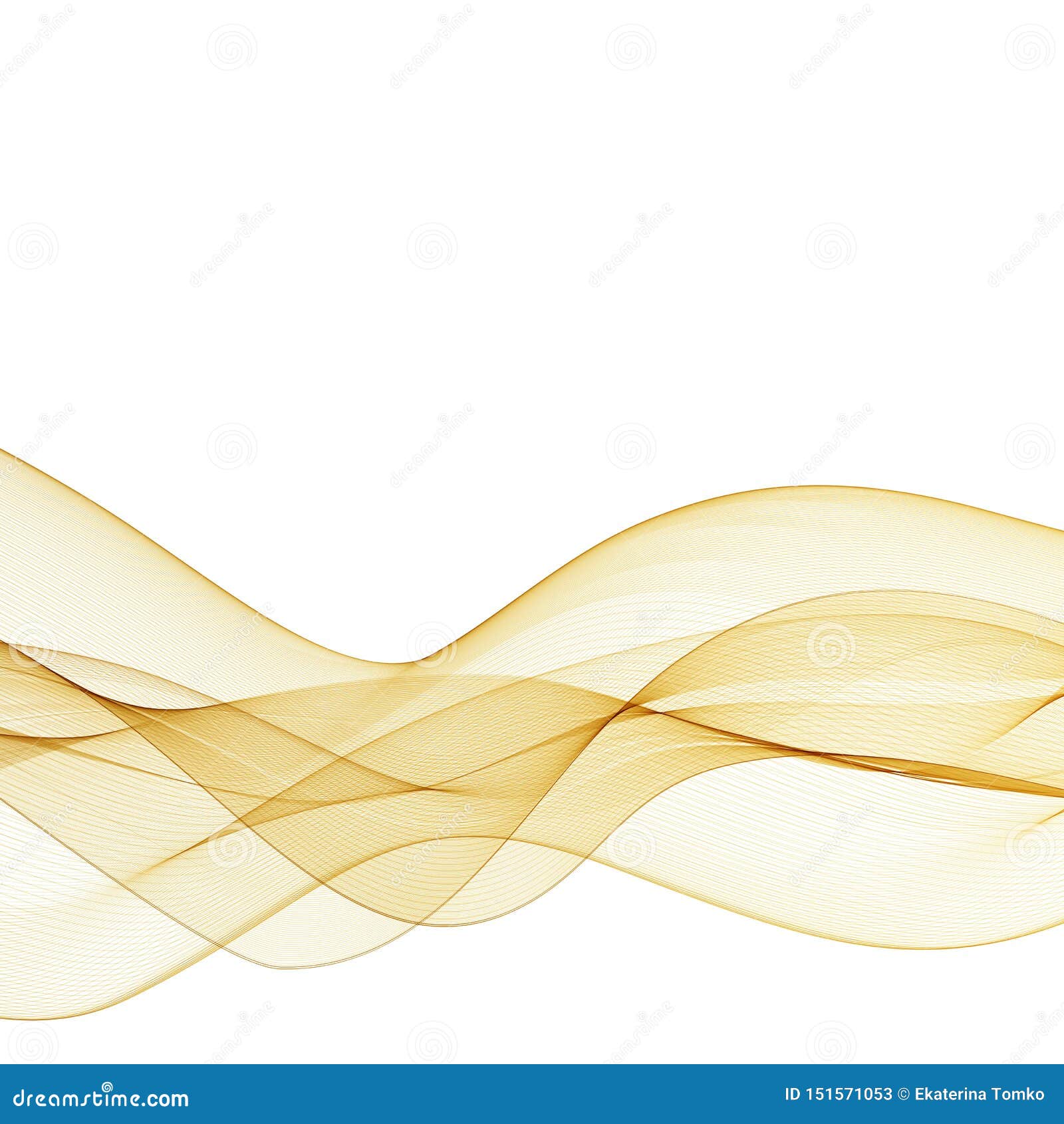 Brown Wave. Vector Layout for Advertising Stock Illustration ...