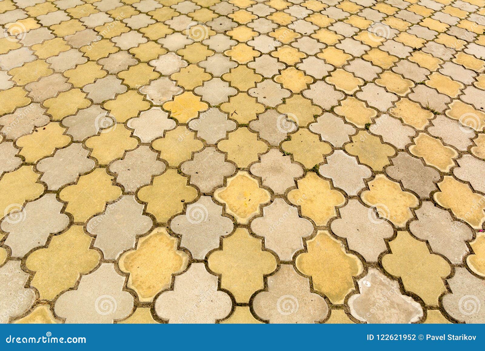 Brown Wavy Paving Slabs stock photo. Image of horizontal - 122621952