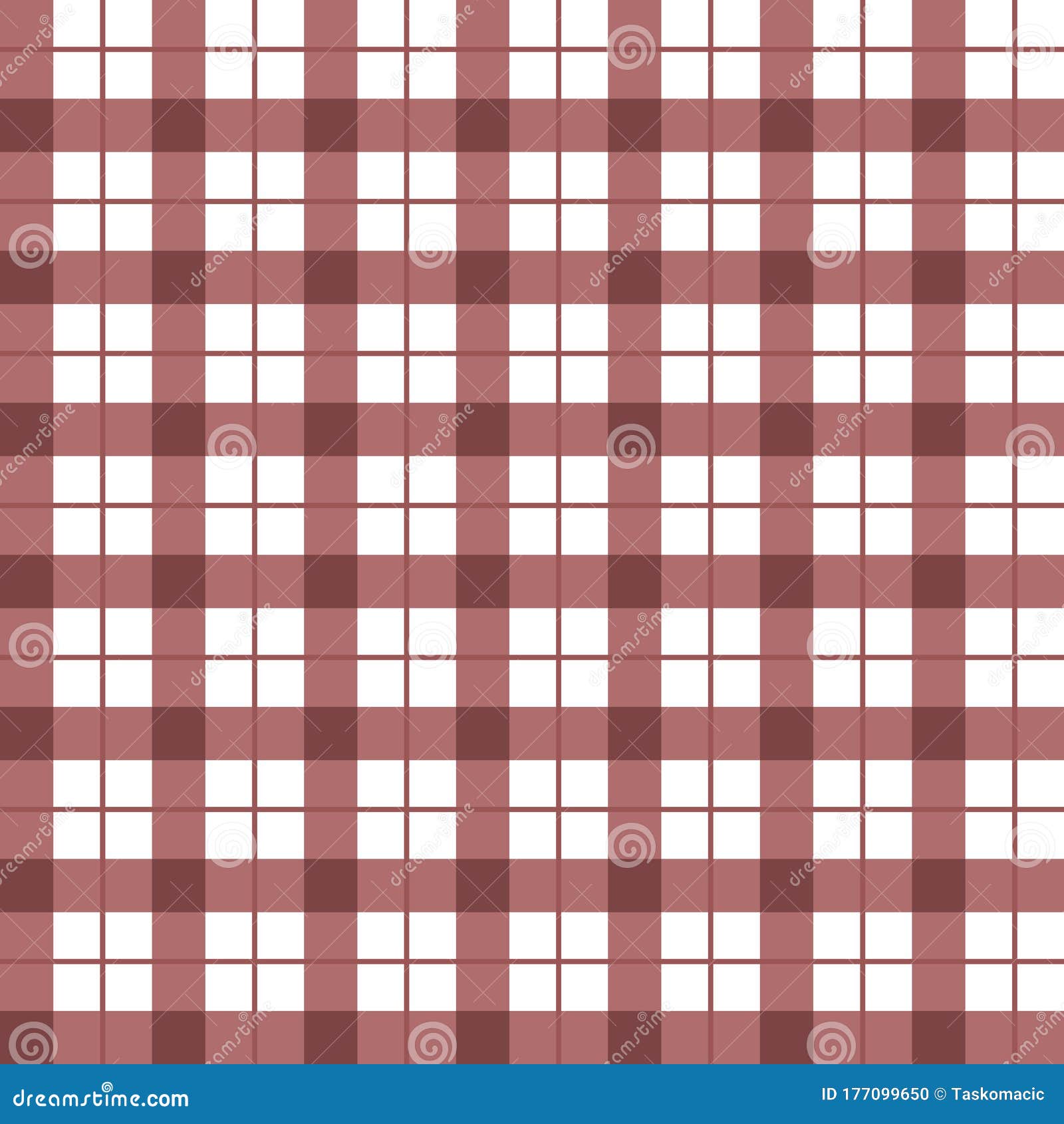 Brown and White Plaid Texture. Brown Checkered Seamless Pattern. Stock ...