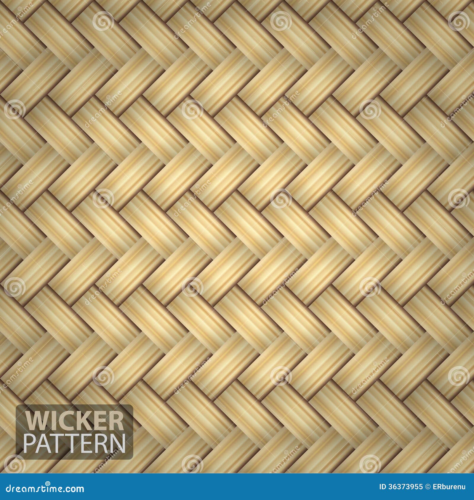 Brown Wicker Seamless Pattern Vector Stock Vector - Illustration of ...