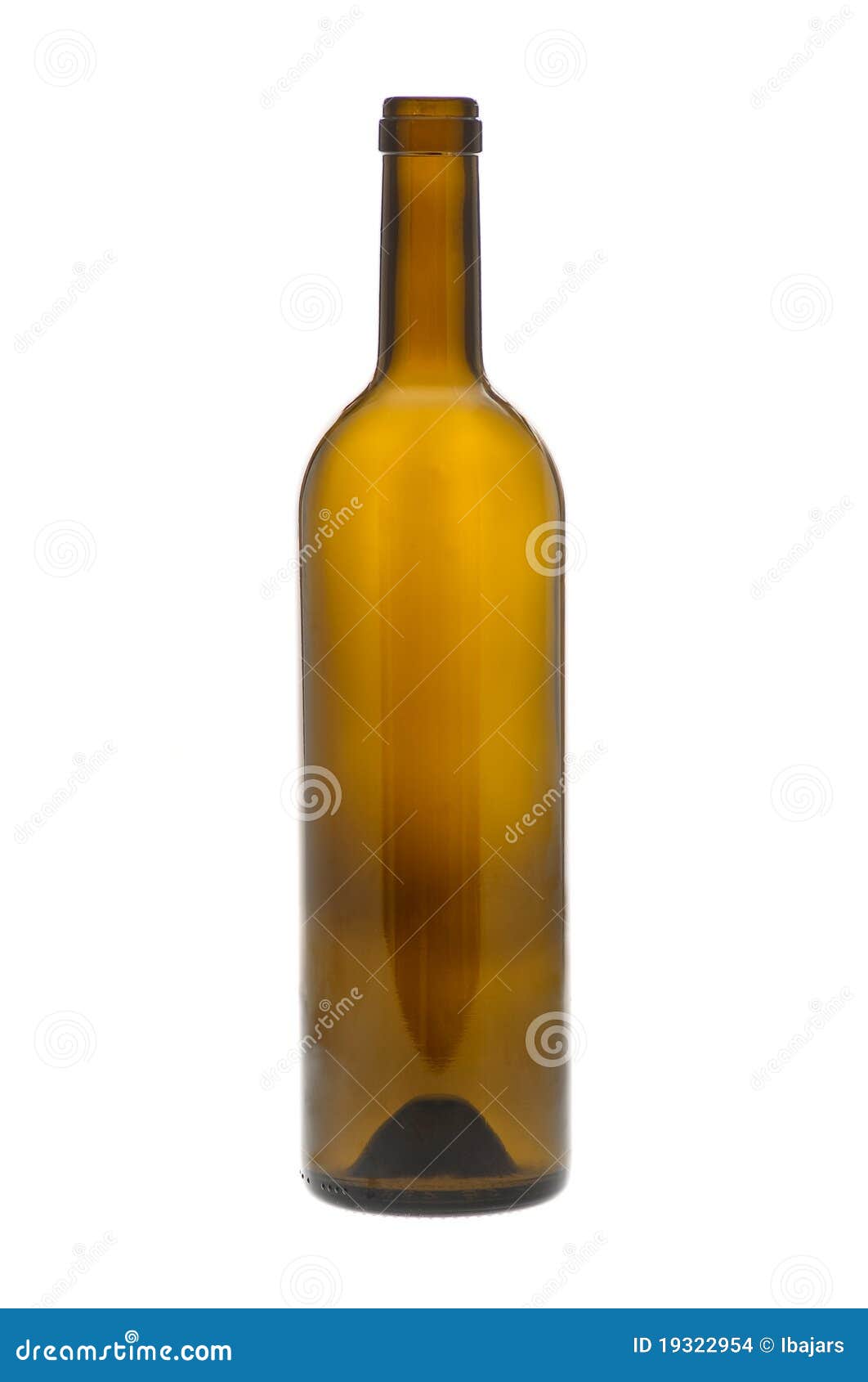 Brown wine bottle stock photo. Image of glass, bottle - 19322954