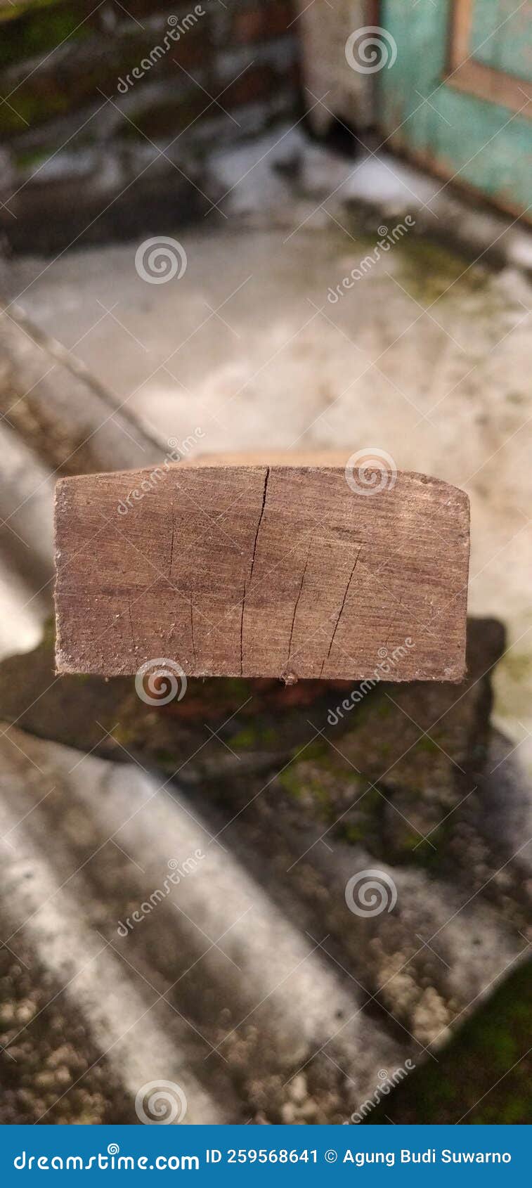 Brown Wood Blocks are Used for Craft Materials Stock Image - Image of ...