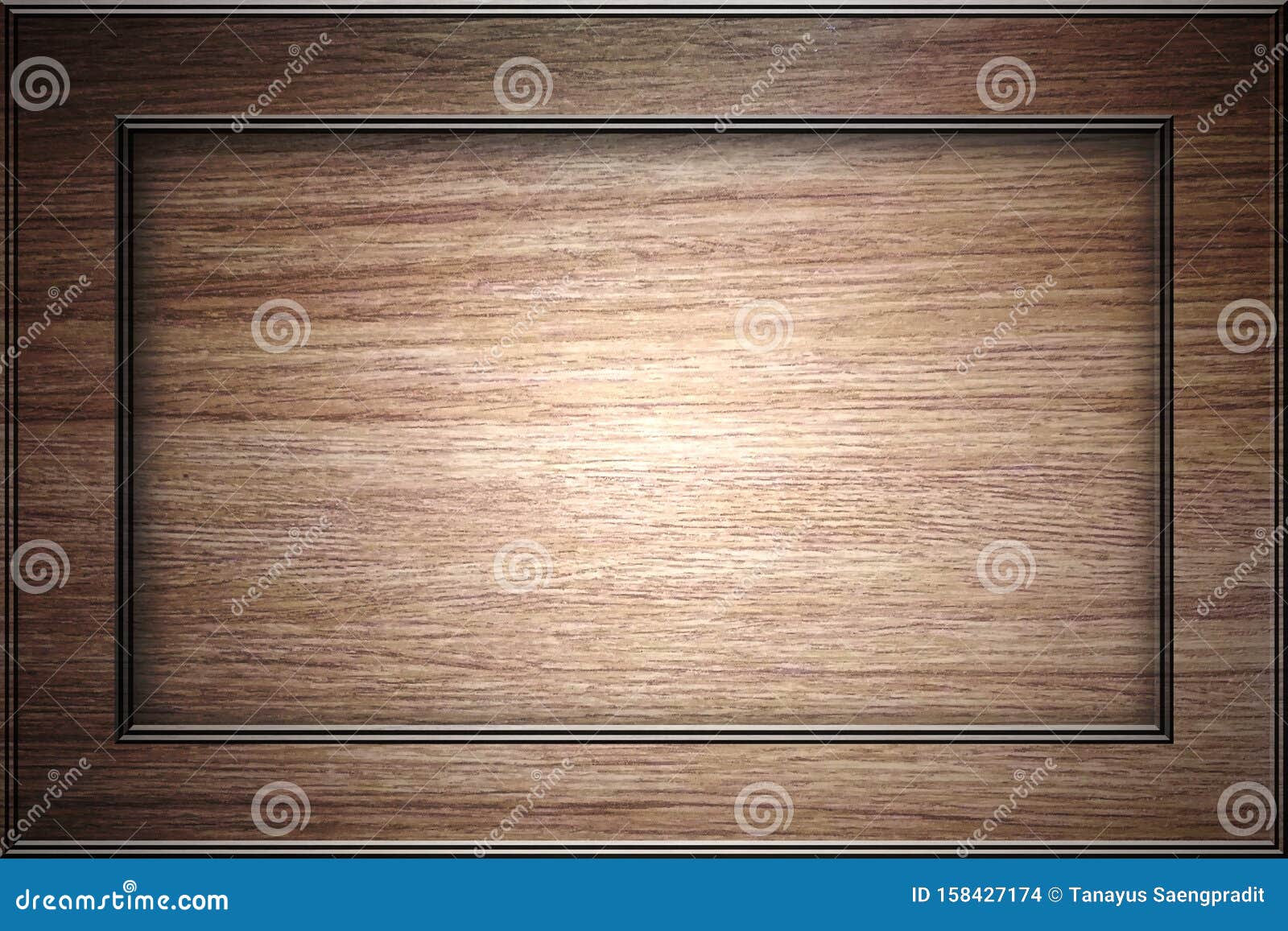 Wood Plate and Frame for Background and Texture Stock Illustration ...