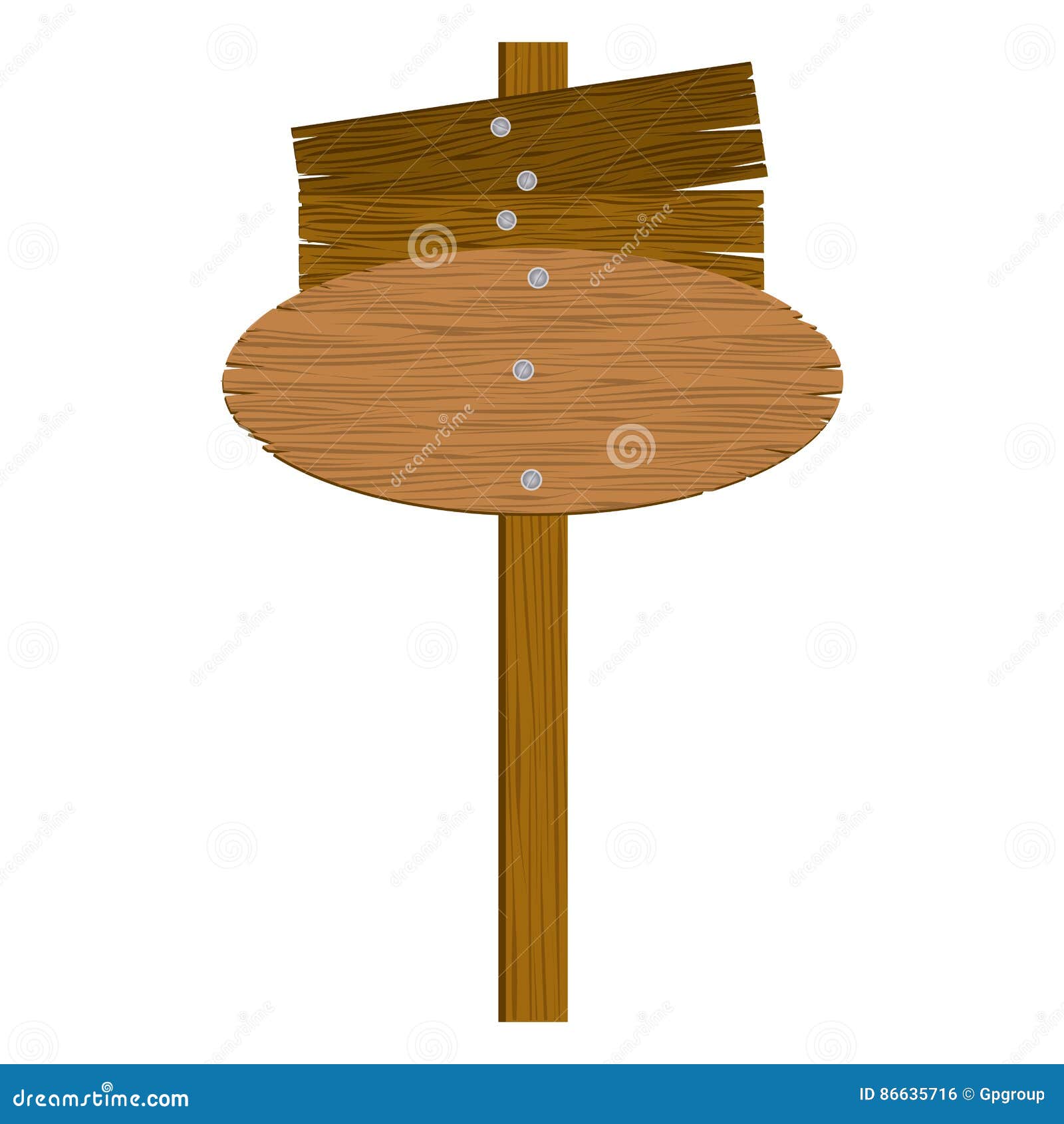 Brown wood sign icon image stock illustration. Illustration of ...
