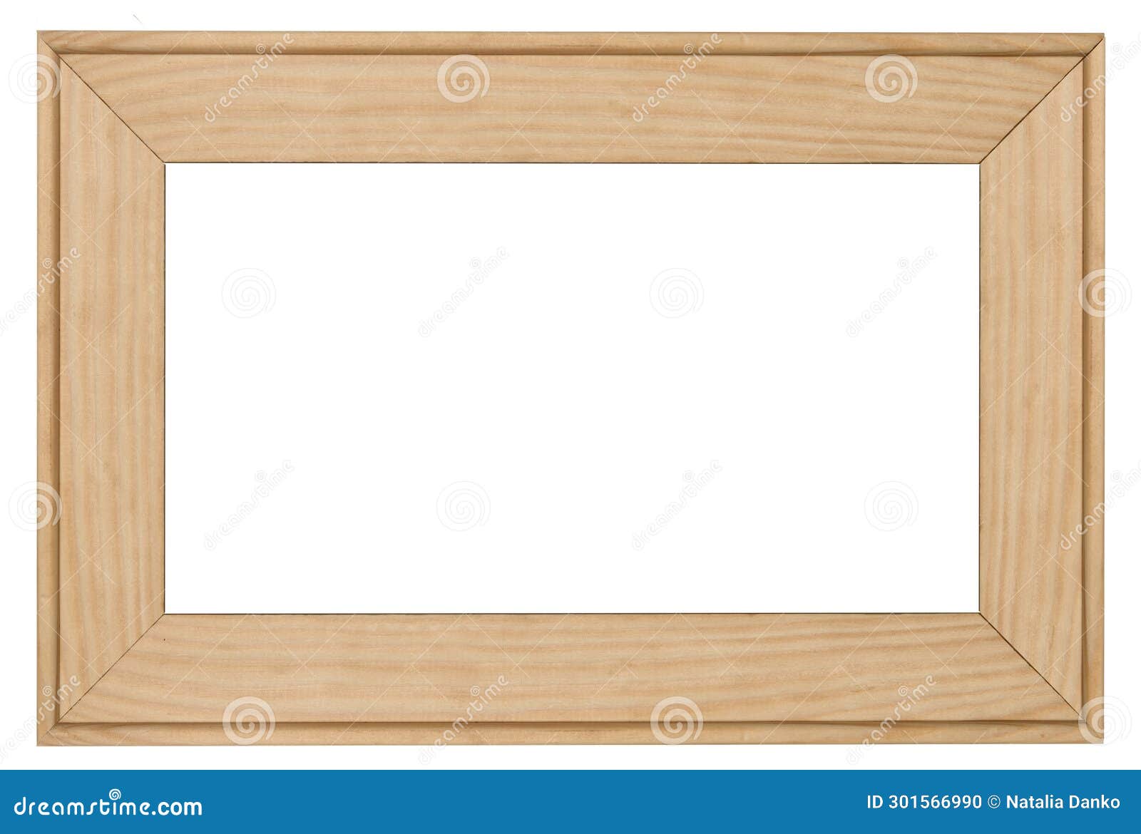 Brown Wooden Frame for Paintings and Photos Stock Photo - Image of ...