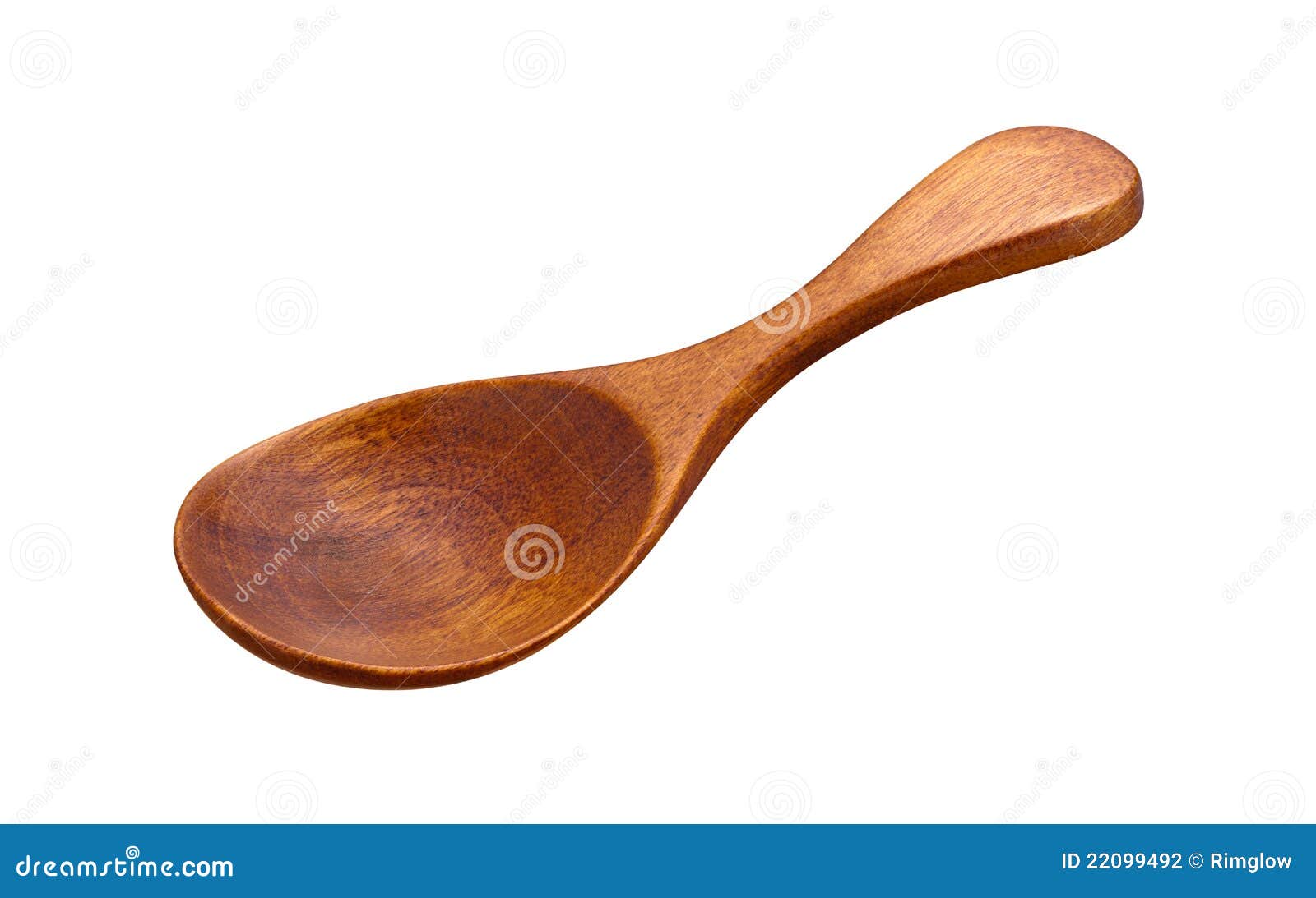Brown Wooden Spoon with Clipping Path Stock Photo - Image of isolated ...