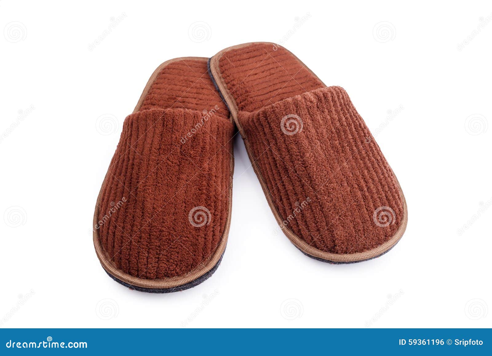 Slipper Cut Out Isolated On White Background Blue Color Royalty-Free ...